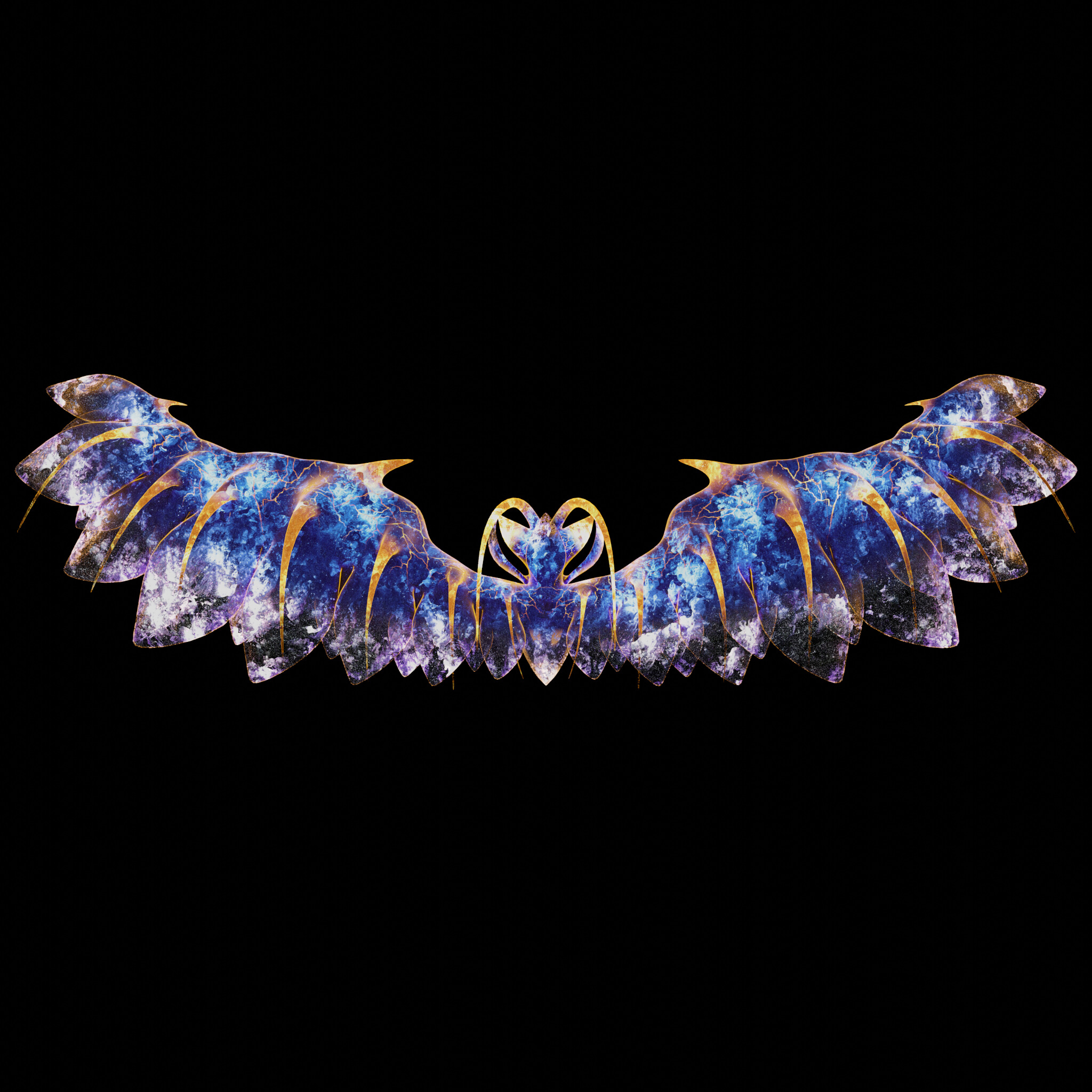 Space Bat - 3D Model by Sasha_Kholostenko