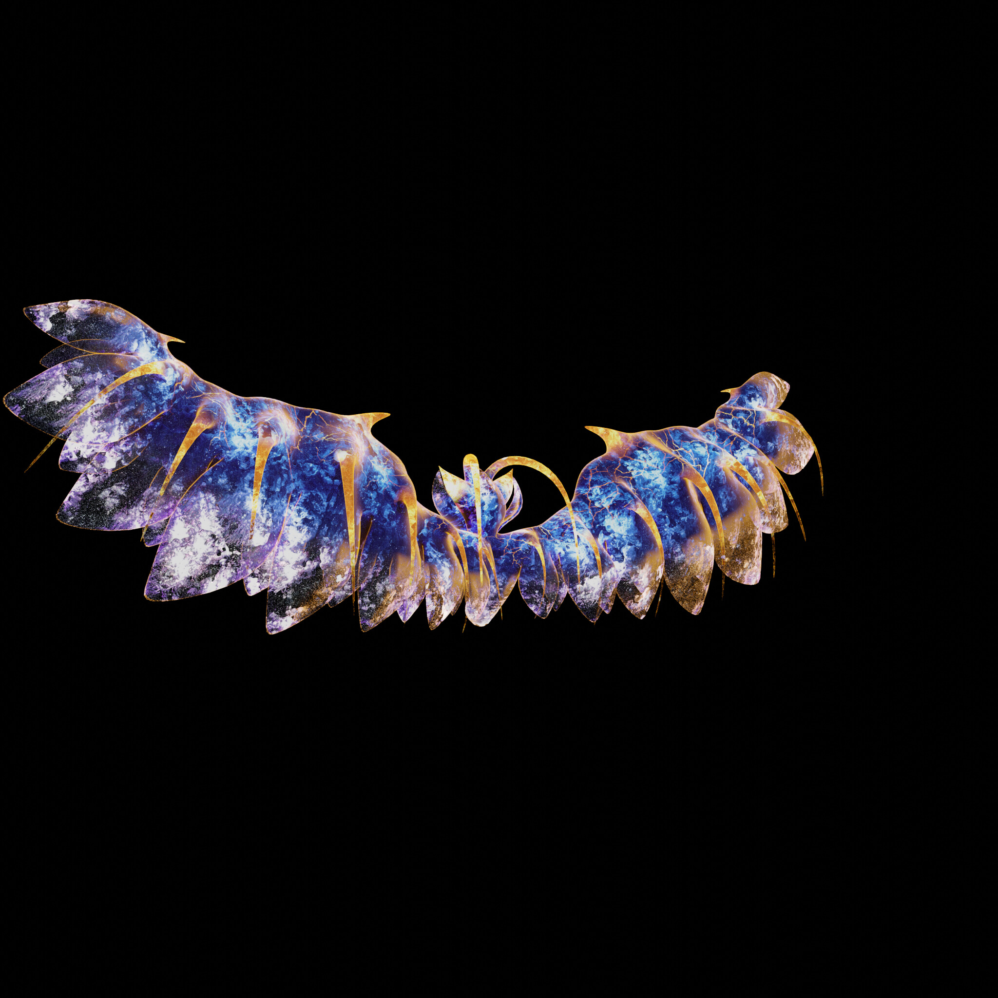 Space Bat - 3D Model by Sasha_Kholostenko