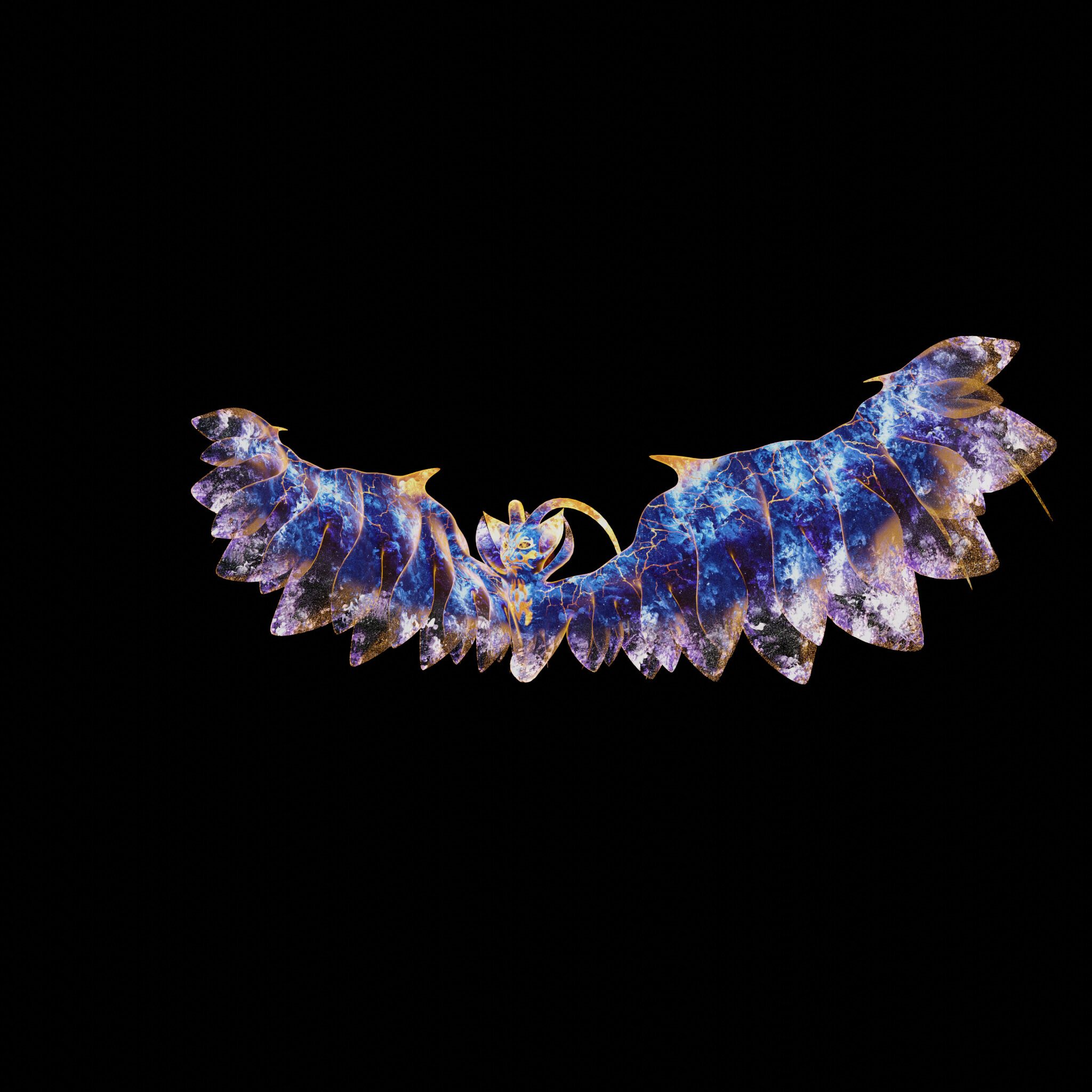 Space Bat - 3D Model by Sasha_Kholostenko