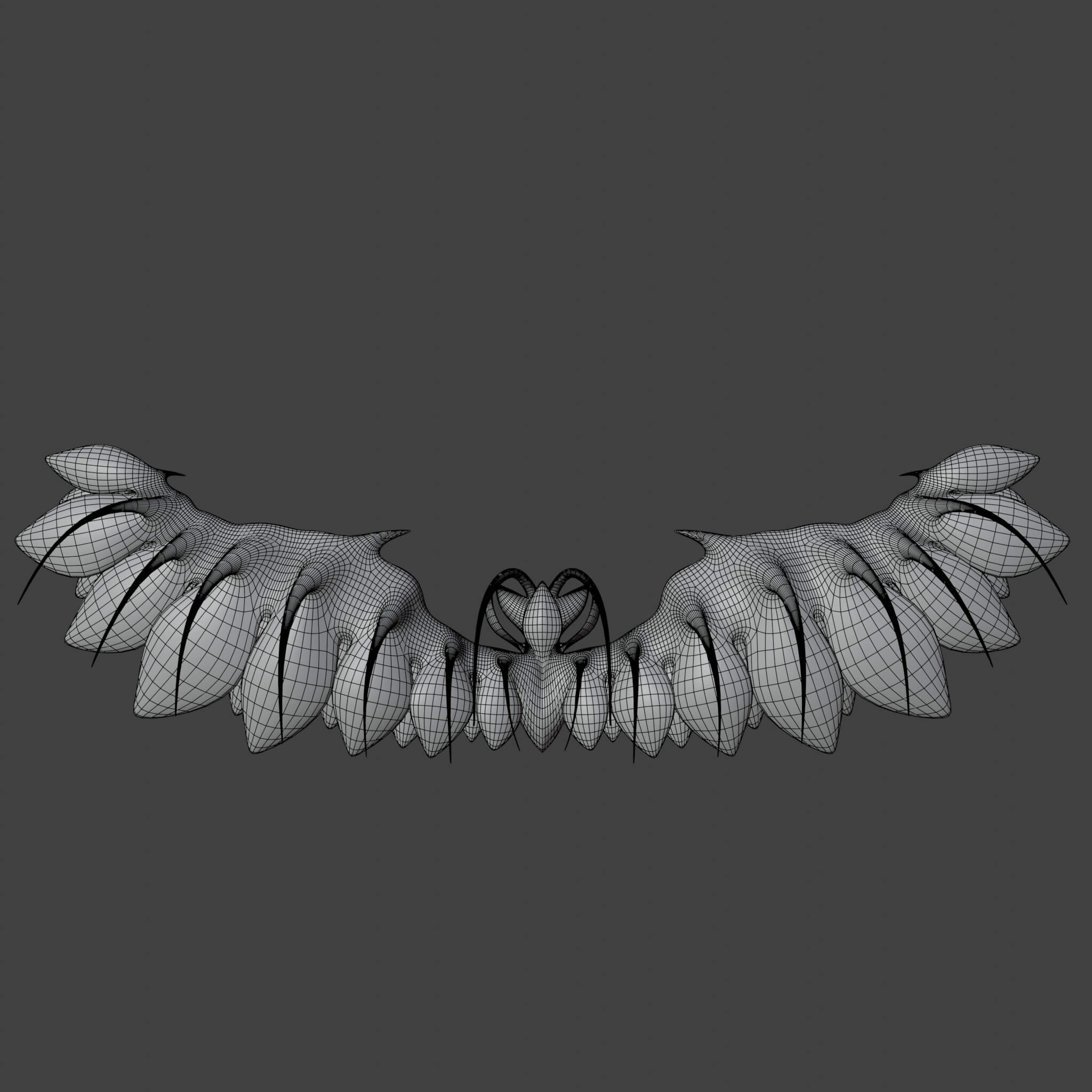 Space Bat - 3D Model by Sasha_Kholostenko