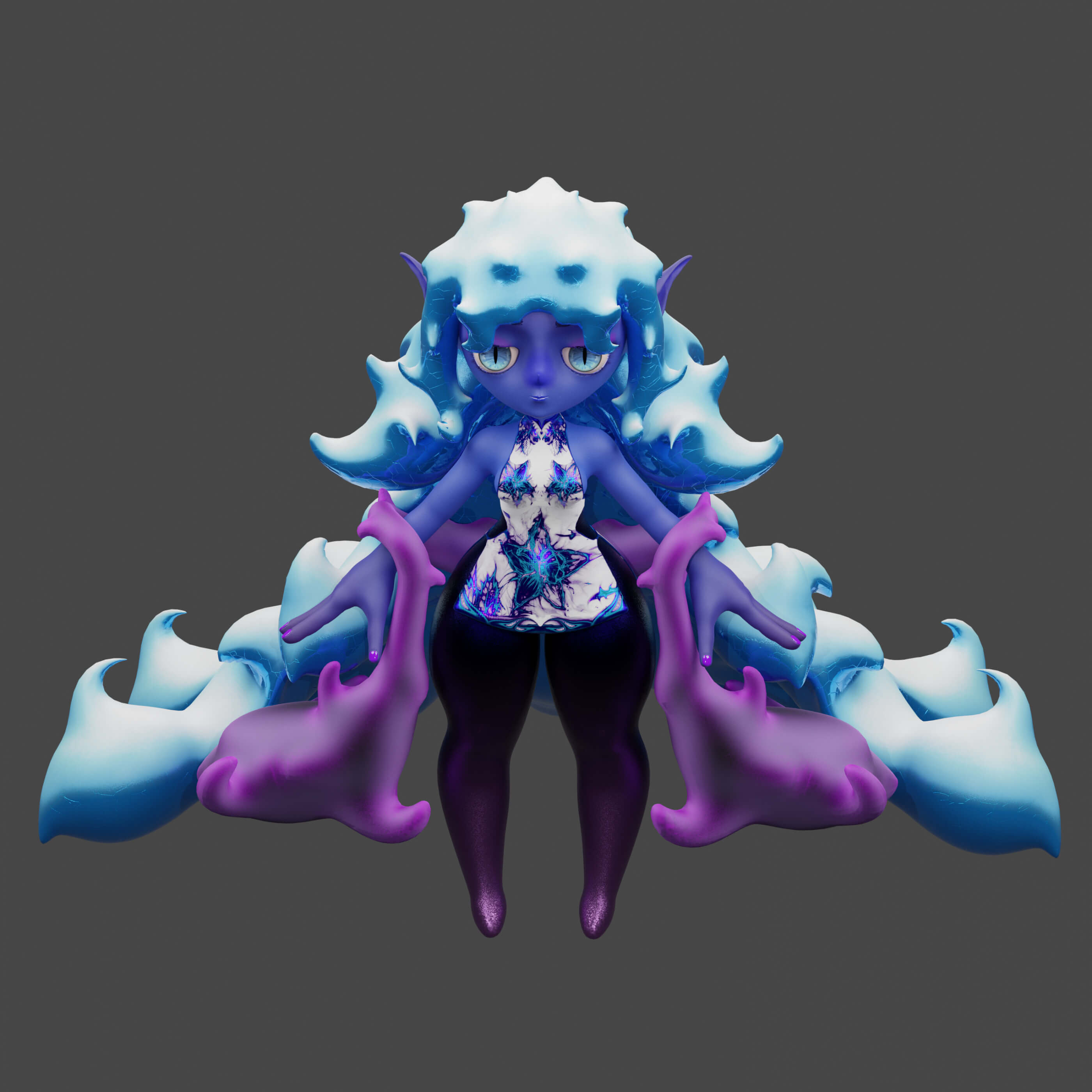 Spirit of Ice - 3D Model by Sasha_Kholostenko