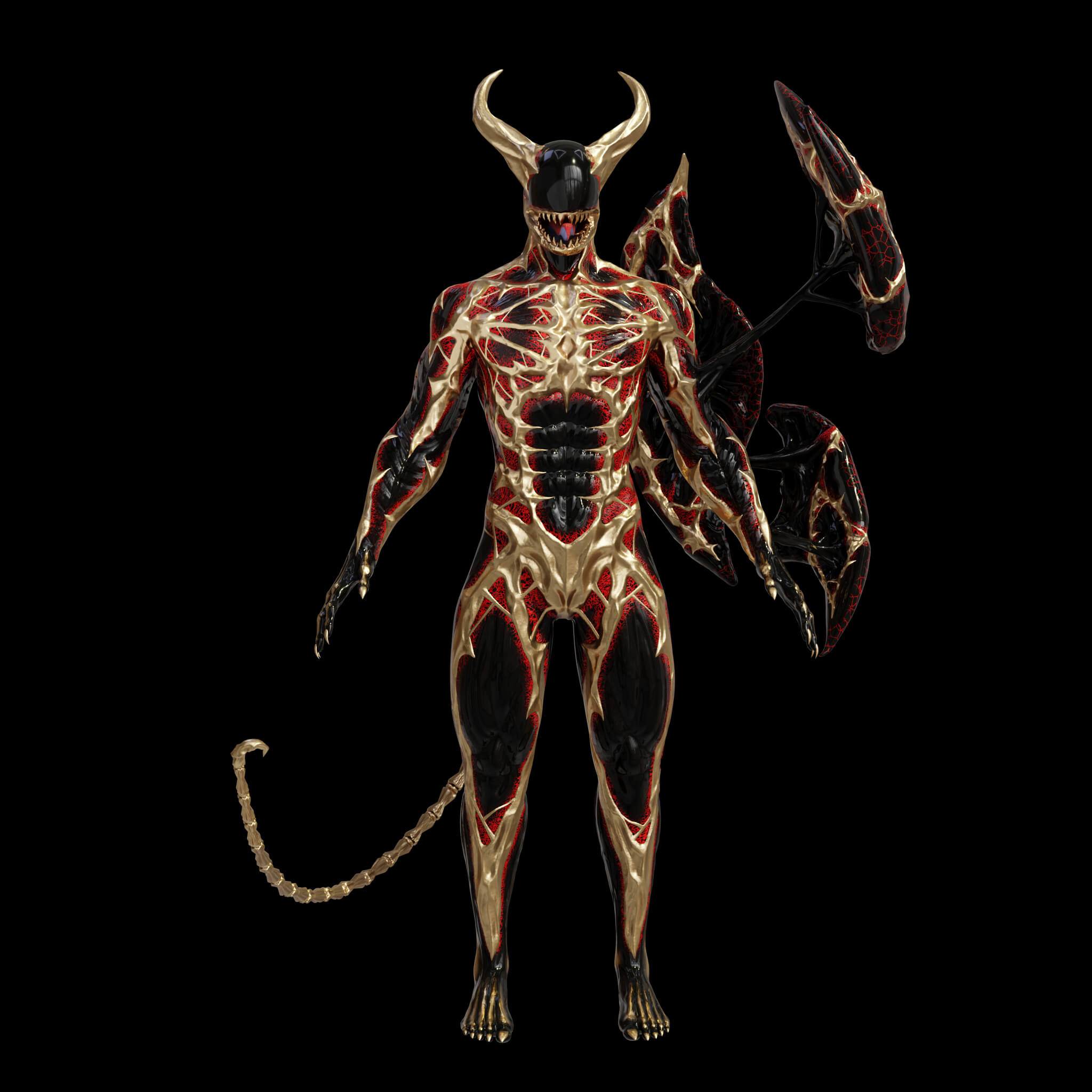 Tar Devil - 3D Model by Sasha_Kholostenko