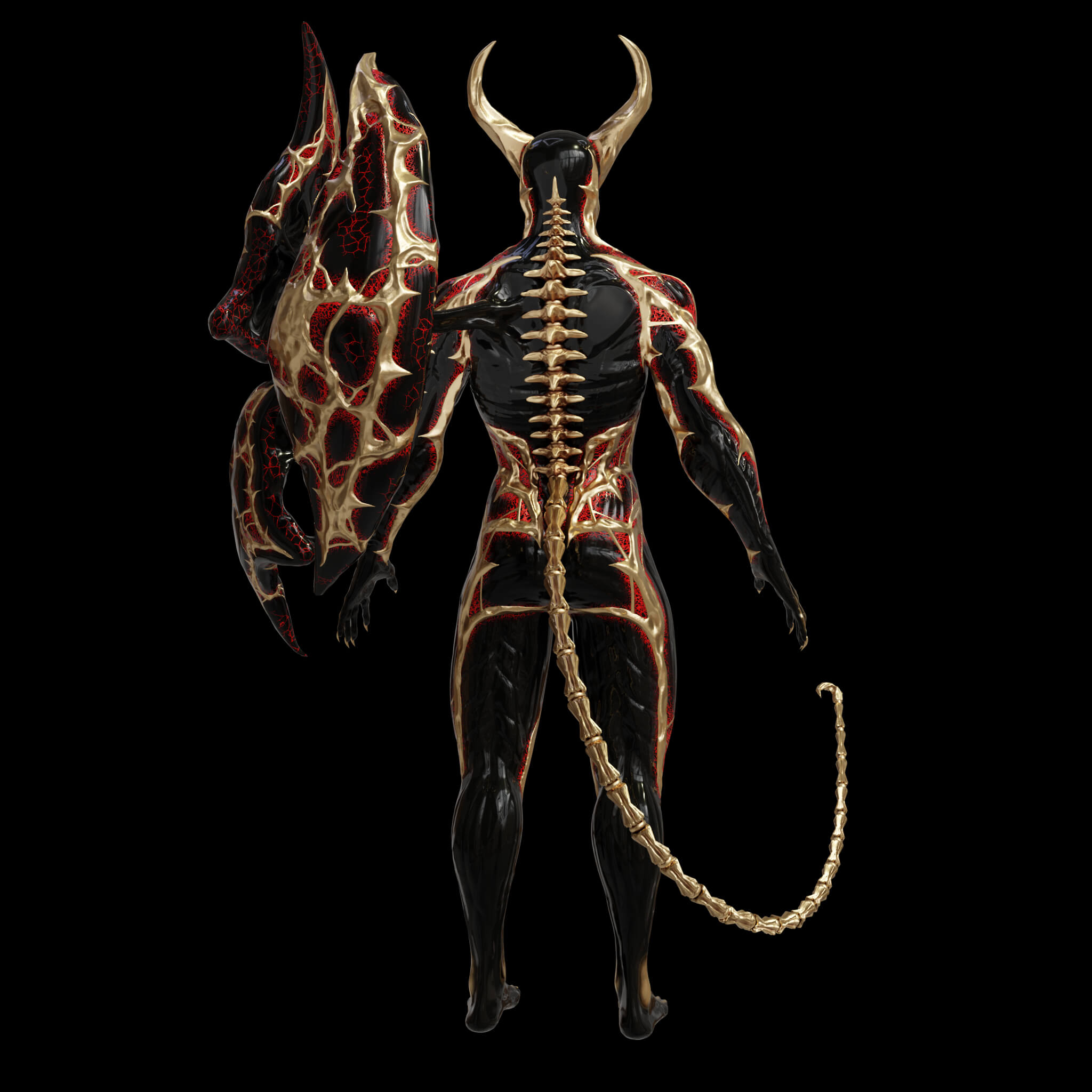 Tar Devil - 3D Model by Sasha_Kholostenko