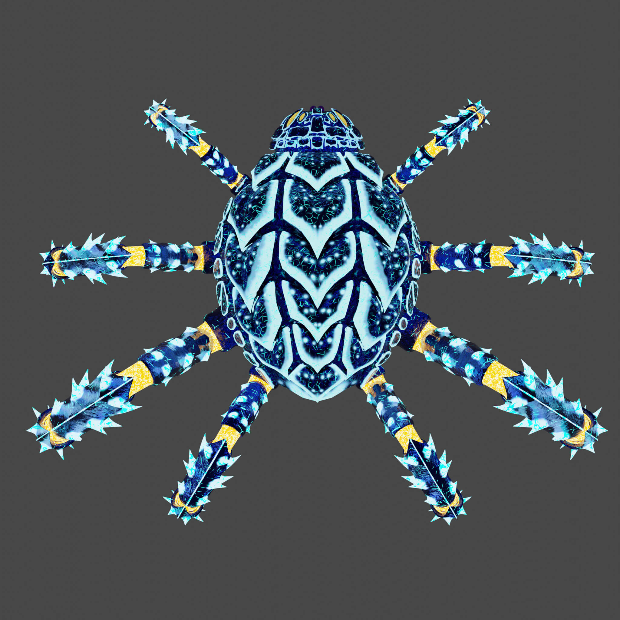 The Cave Spider - 3D Model by Sasha_Kholostenko