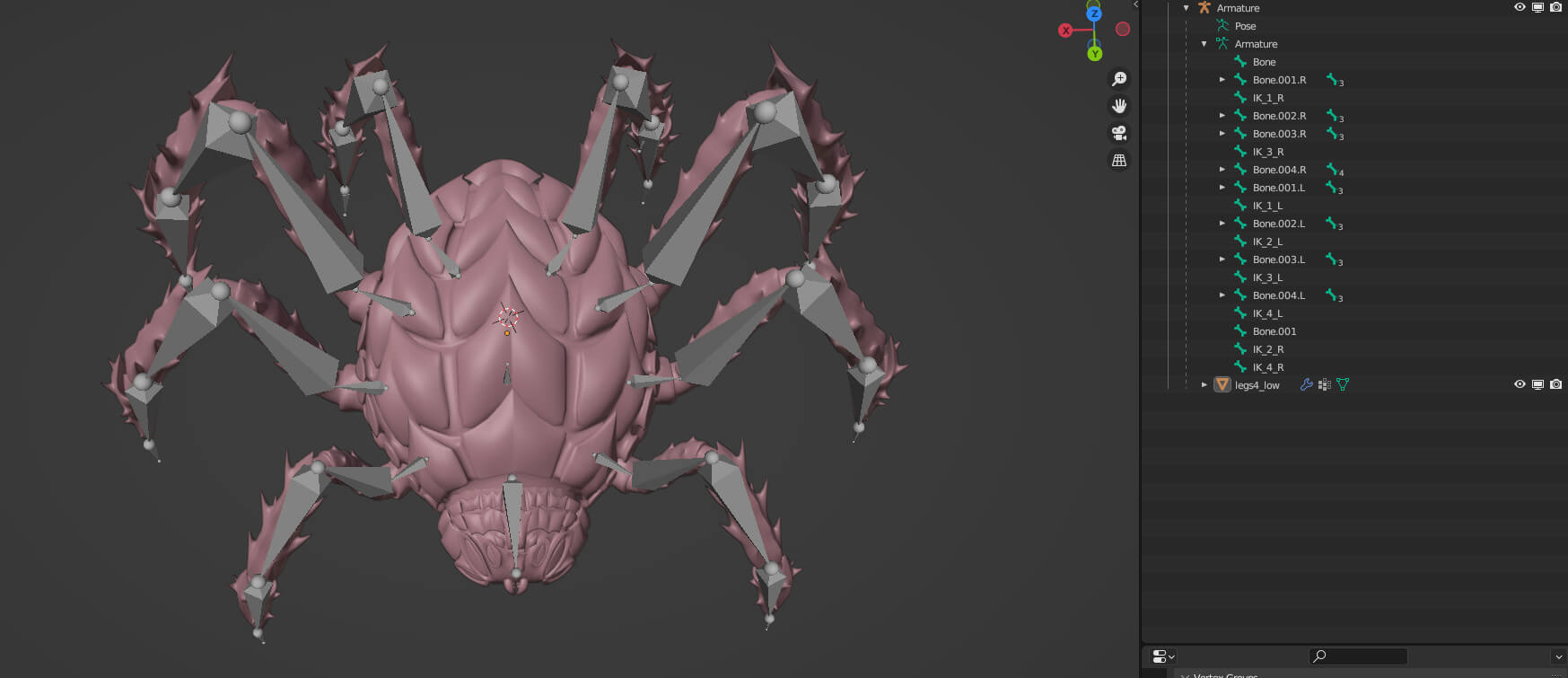 The Cave Spider - 3D Model by Sasha_Kholostenko