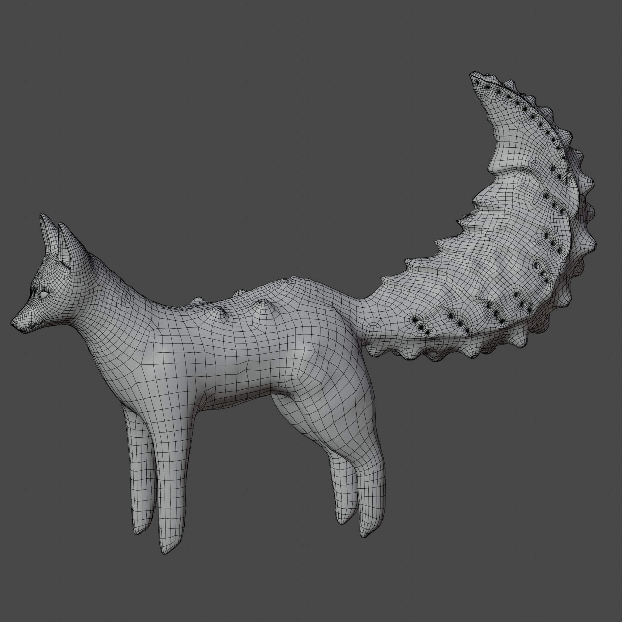 Toxic Fox 3D Model by Sasha_Kholostenko