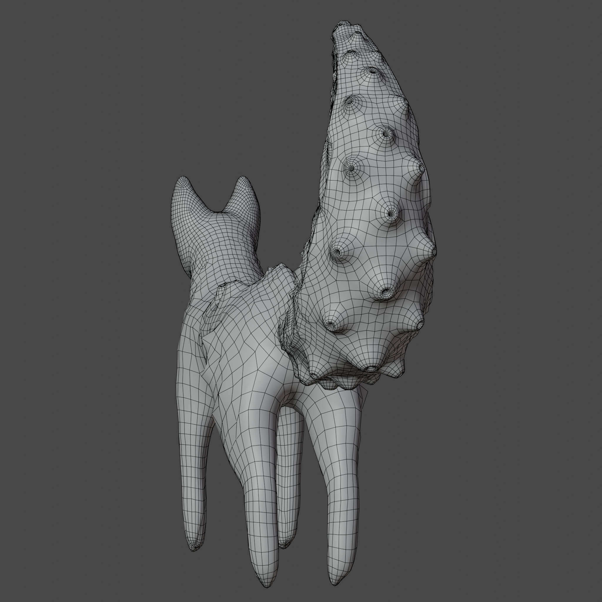 Toxic Fox - 3D Model by Sasha_Kholostenko