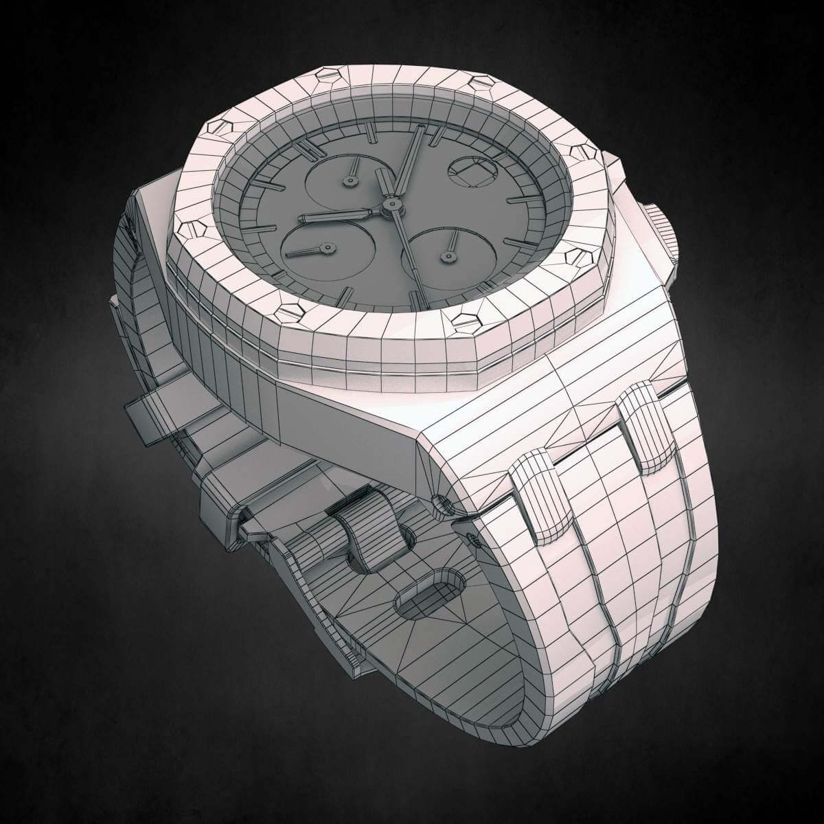 Audemars Piguet Watch - 3D Model by SashaHerZ