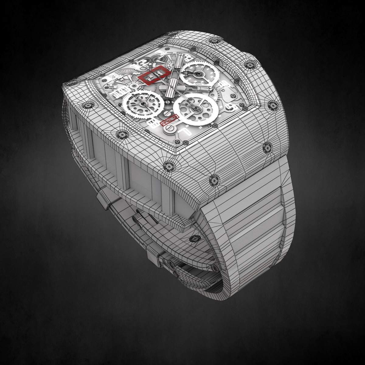Richard Mille Watch - 3D Model by SashaHerZ