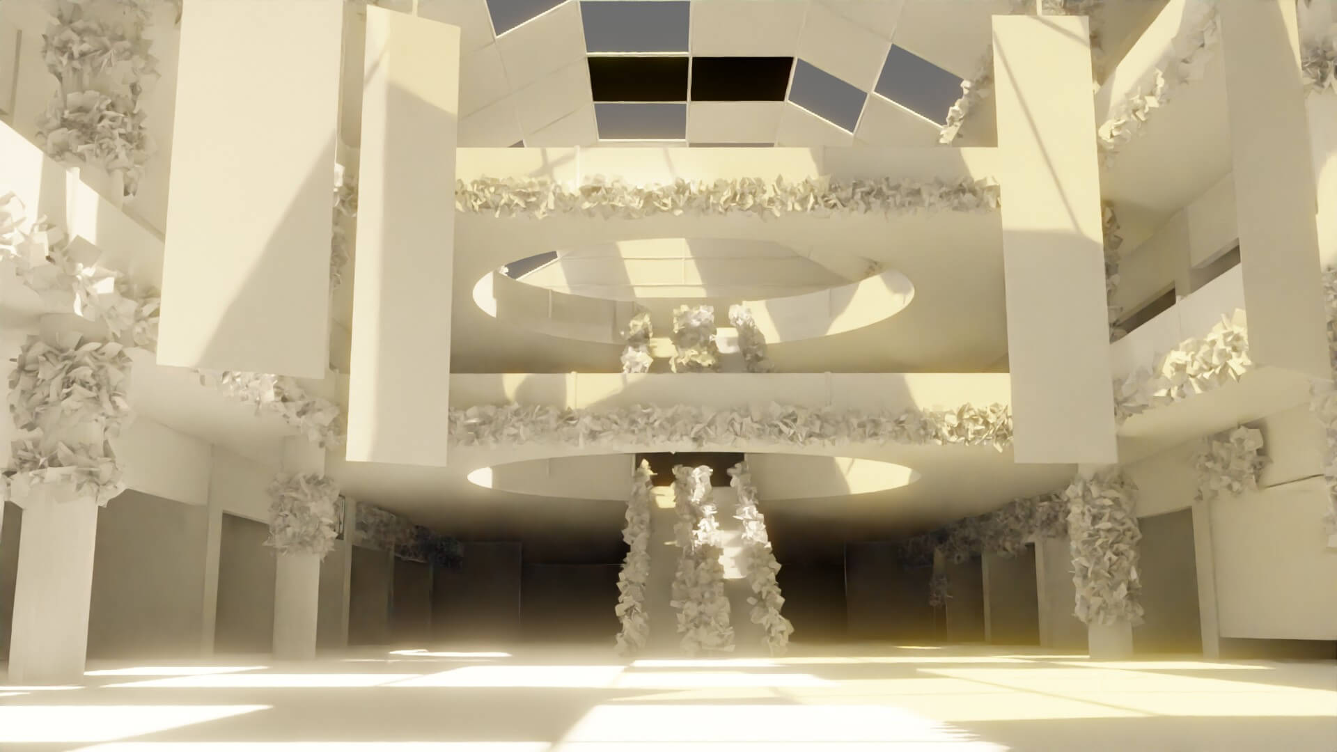 Abandoned Shopping Mall - 3D Model by sathak