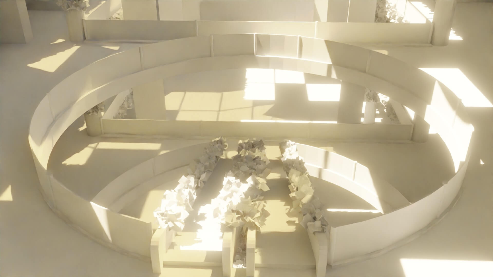 Abandoned Shopping Mall - 3D Model by sathak