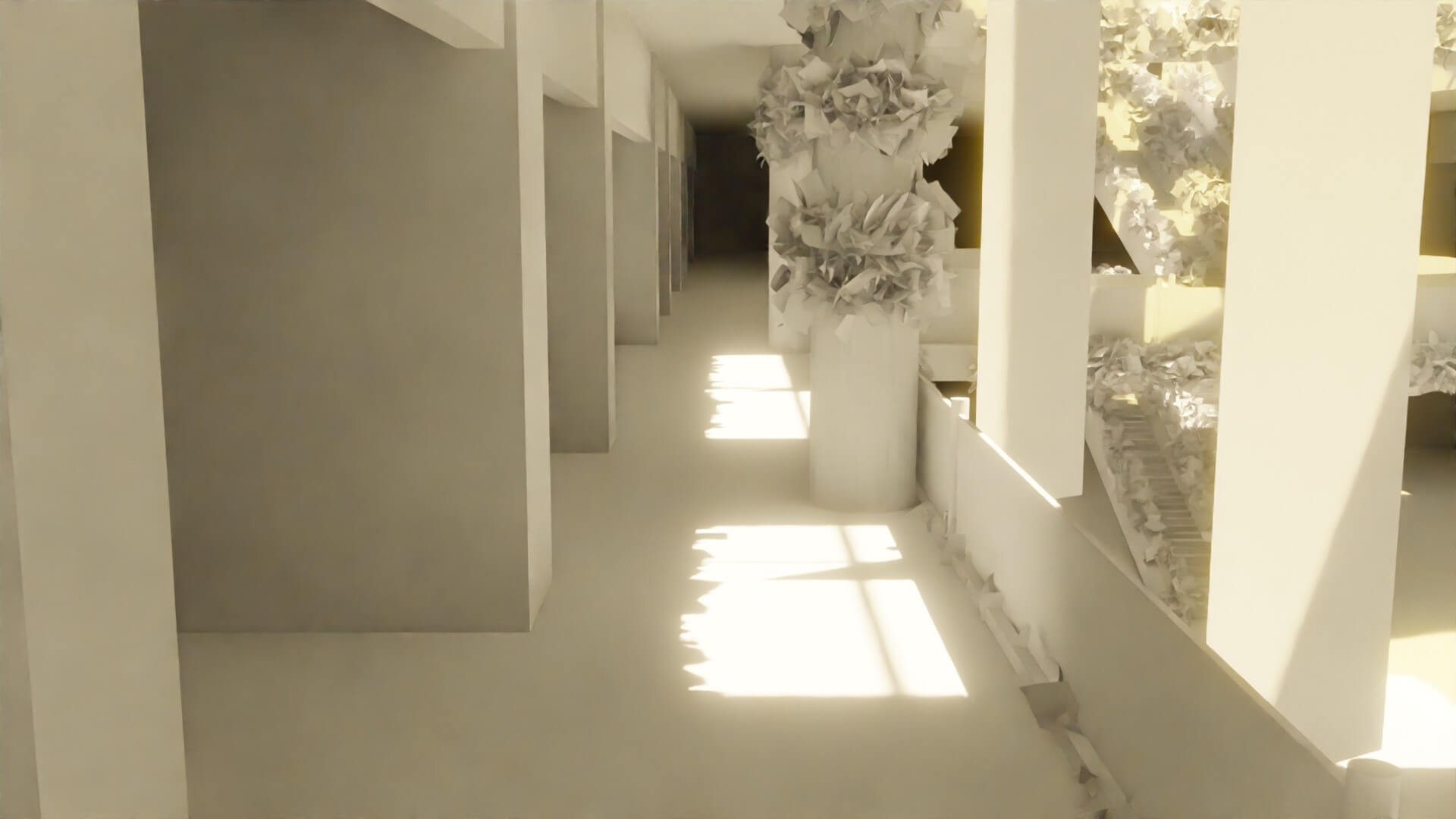 Abandoned Shopping Mall - 3D Model by sathak