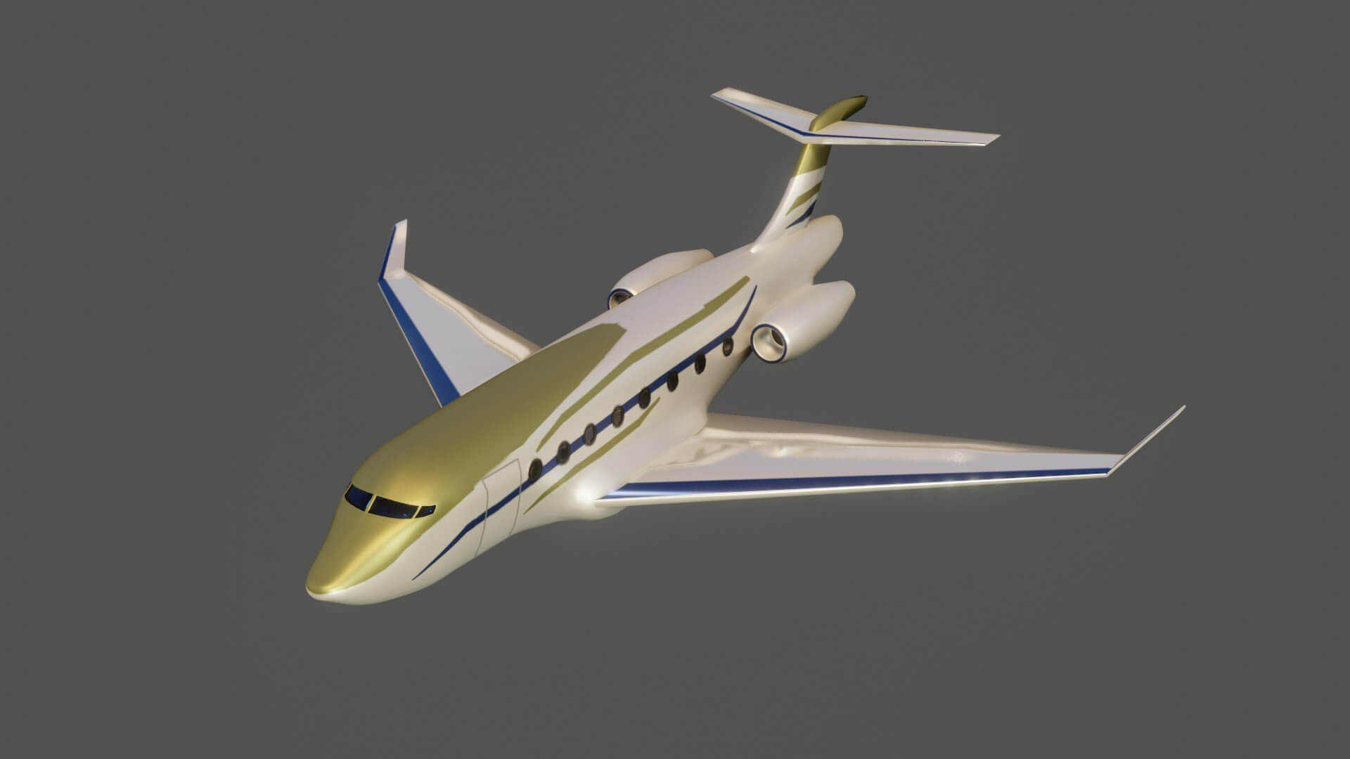 Aeroplane - 3D Model by sathak