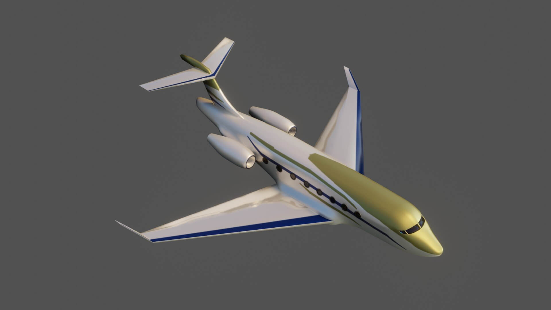 Aeroplane - 3D Model by sathak