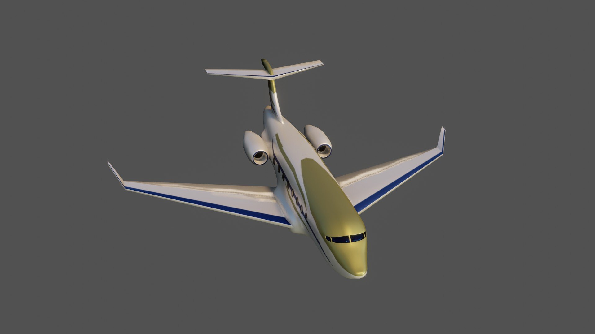 Aeroplane - 3D Model by sathak