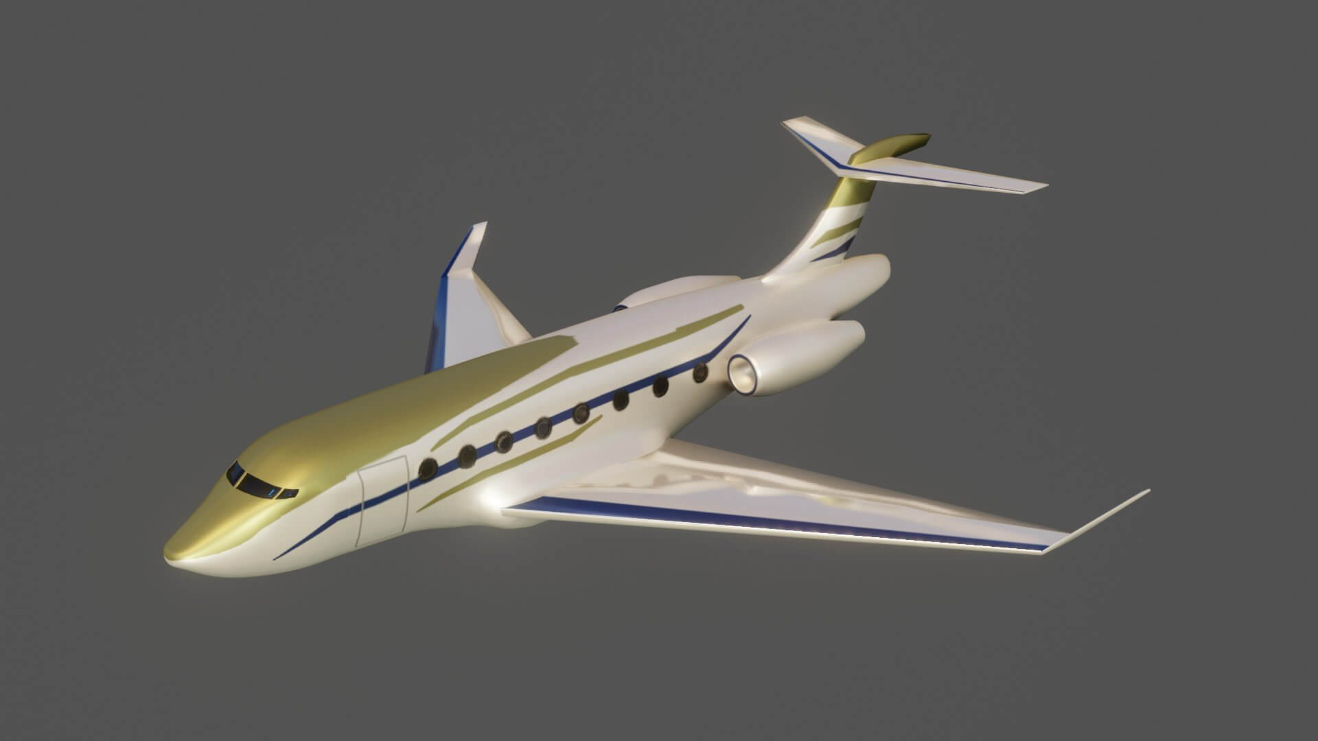 Aeroplane - 3D Model by sathak