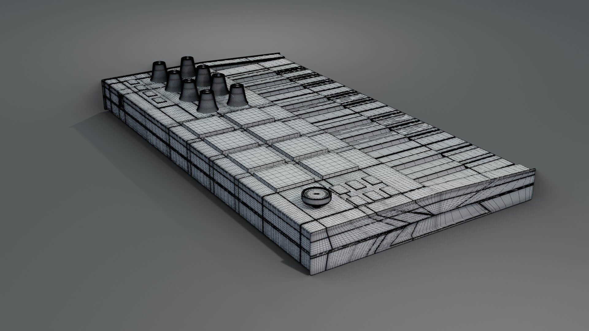 AKAI MPK Mini Piano - 3D Model by sathak