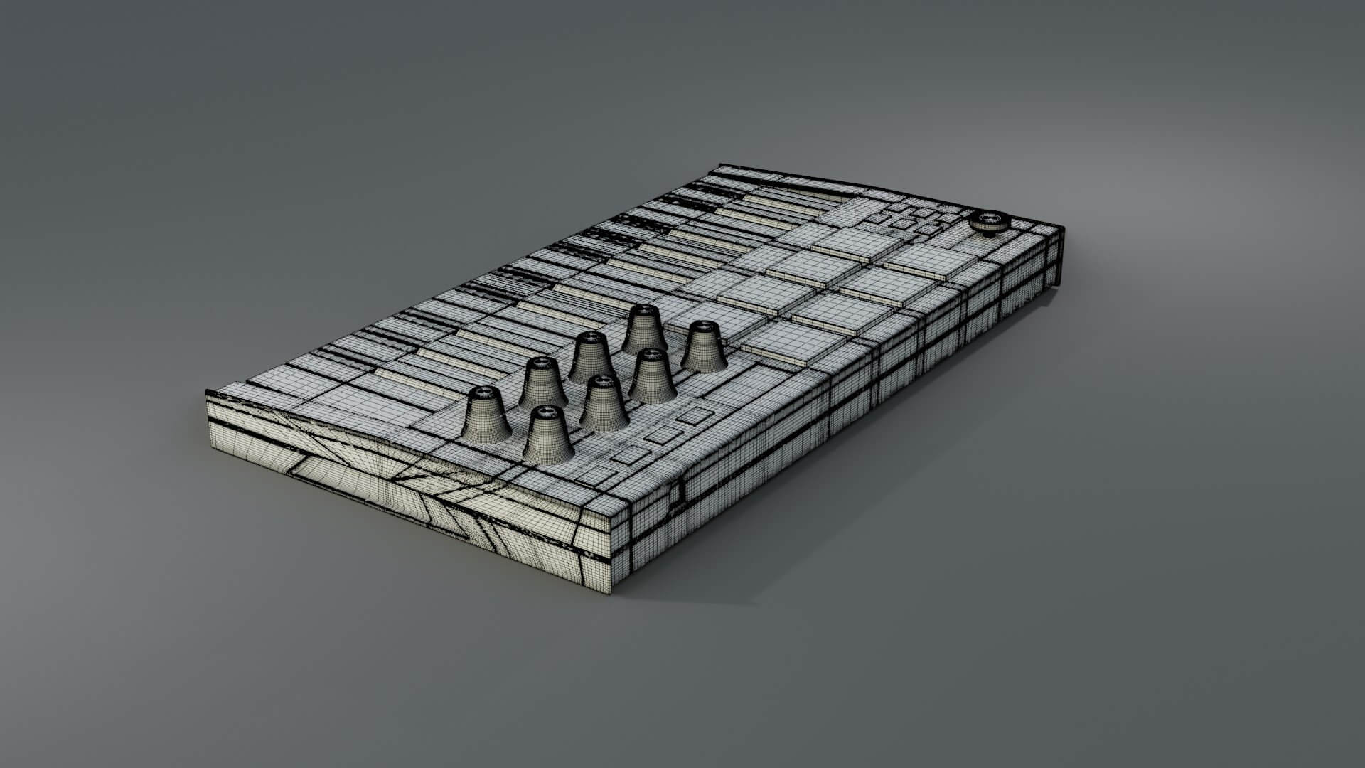 AKAI MPK Mini Piano - 3D Model by sathak