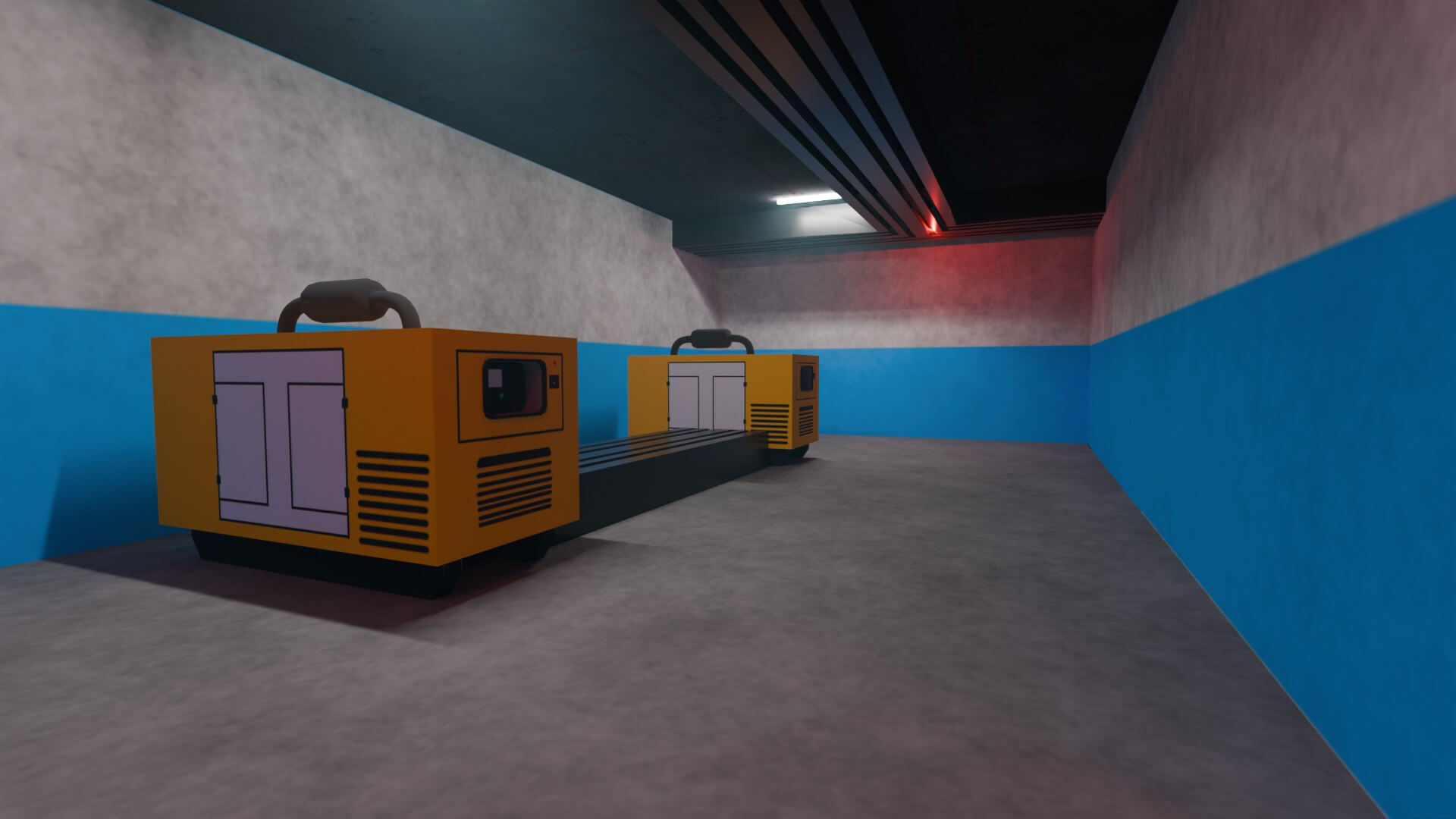 Basement Area - Low Poly - Game Ready - PBR 3D Model by sathak