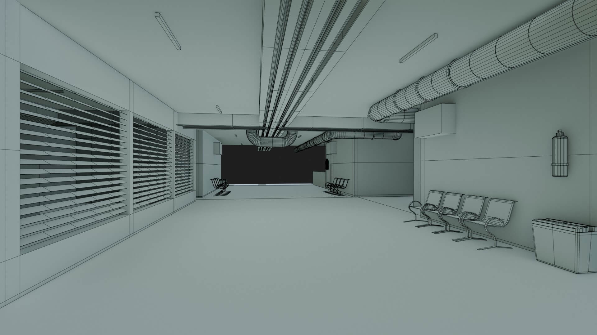 Basement Area - Low Poly - Game Ready - PBR 3D Model by sathak