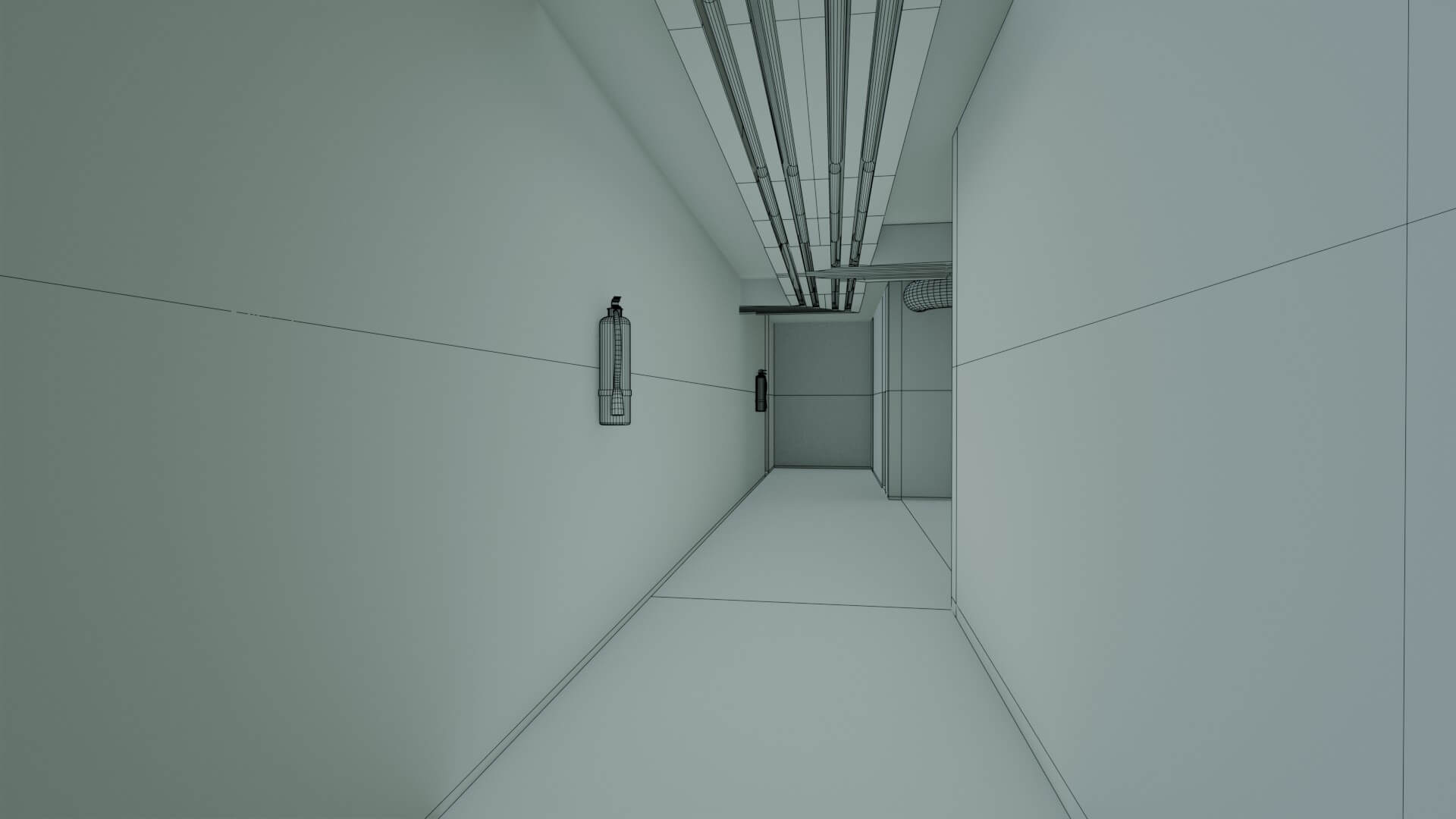 Basement Area - Low Poly - Game Ready - PBR 3D Model by sathak