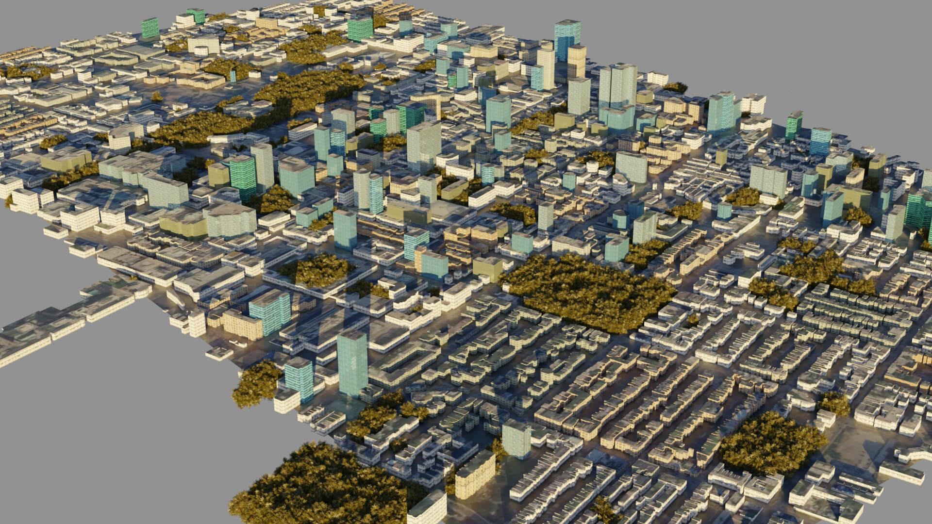 Cityscape - 3D Model by sathak
