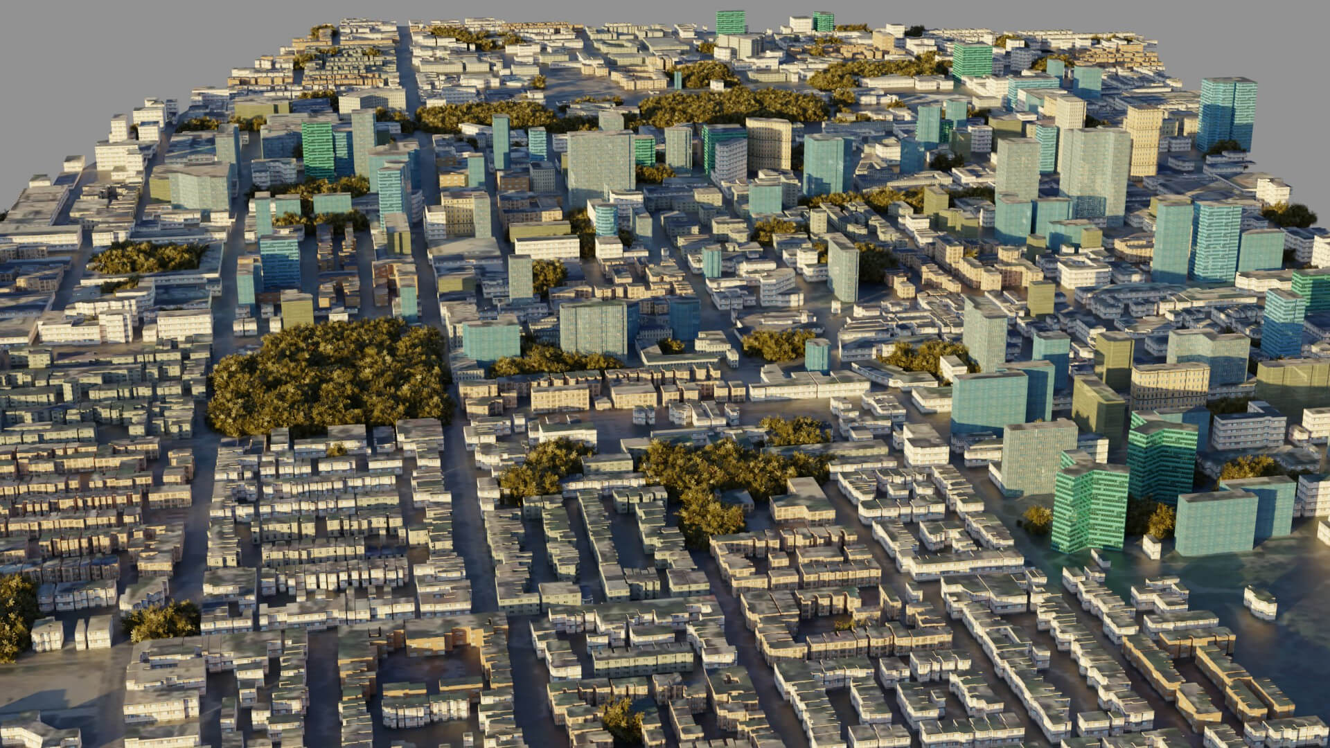 Cityscape - 3D Model by sathak