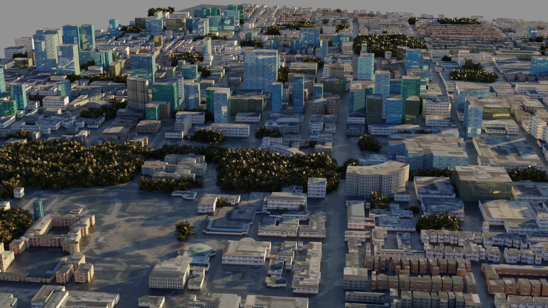 Cityscape - 3D Model by sathak
