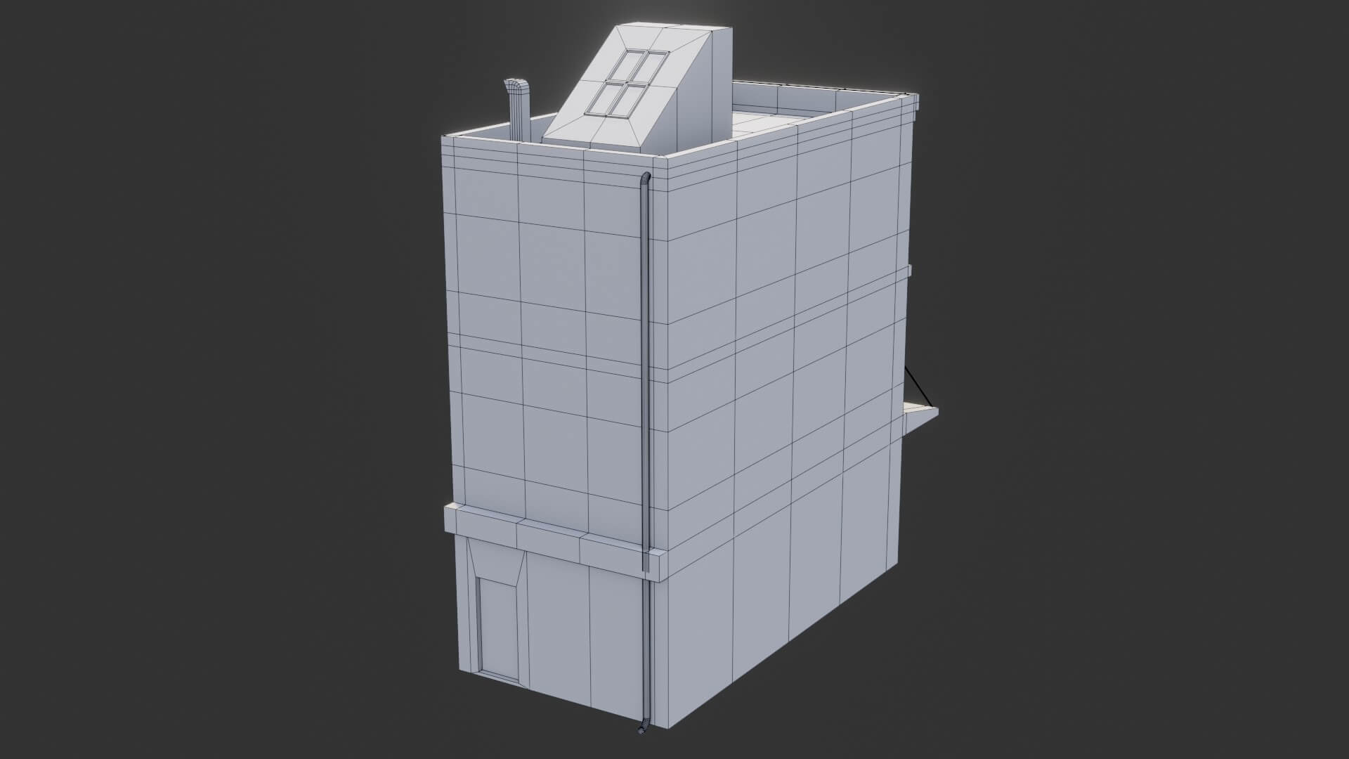 Commercial Building - 3D Model by sathak