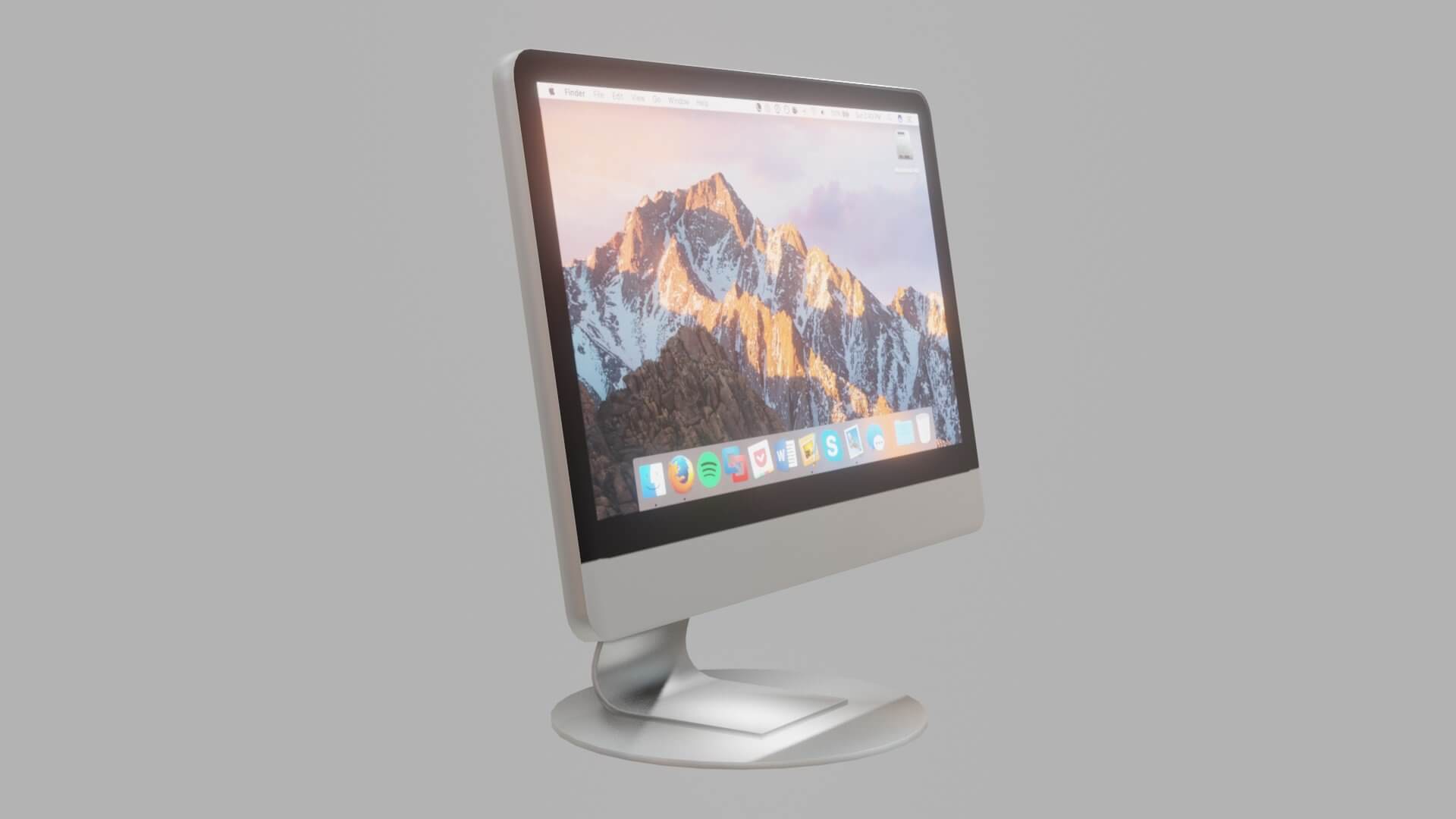 Computer Monitor - 3D Model by sathak