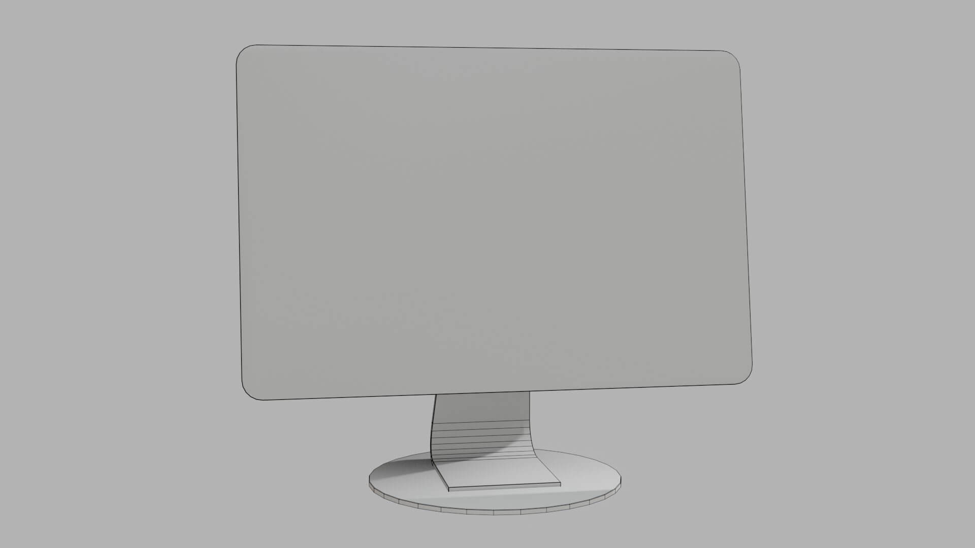 Computer Monitor - 3D Model by sathak