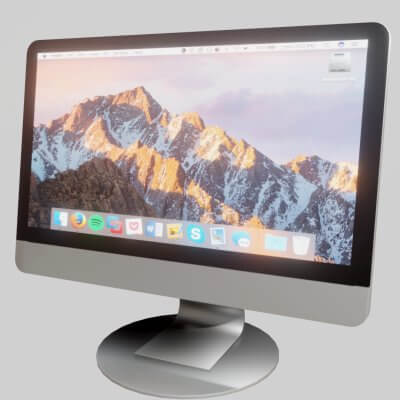 Computer Monitor - 3D Model by sathak