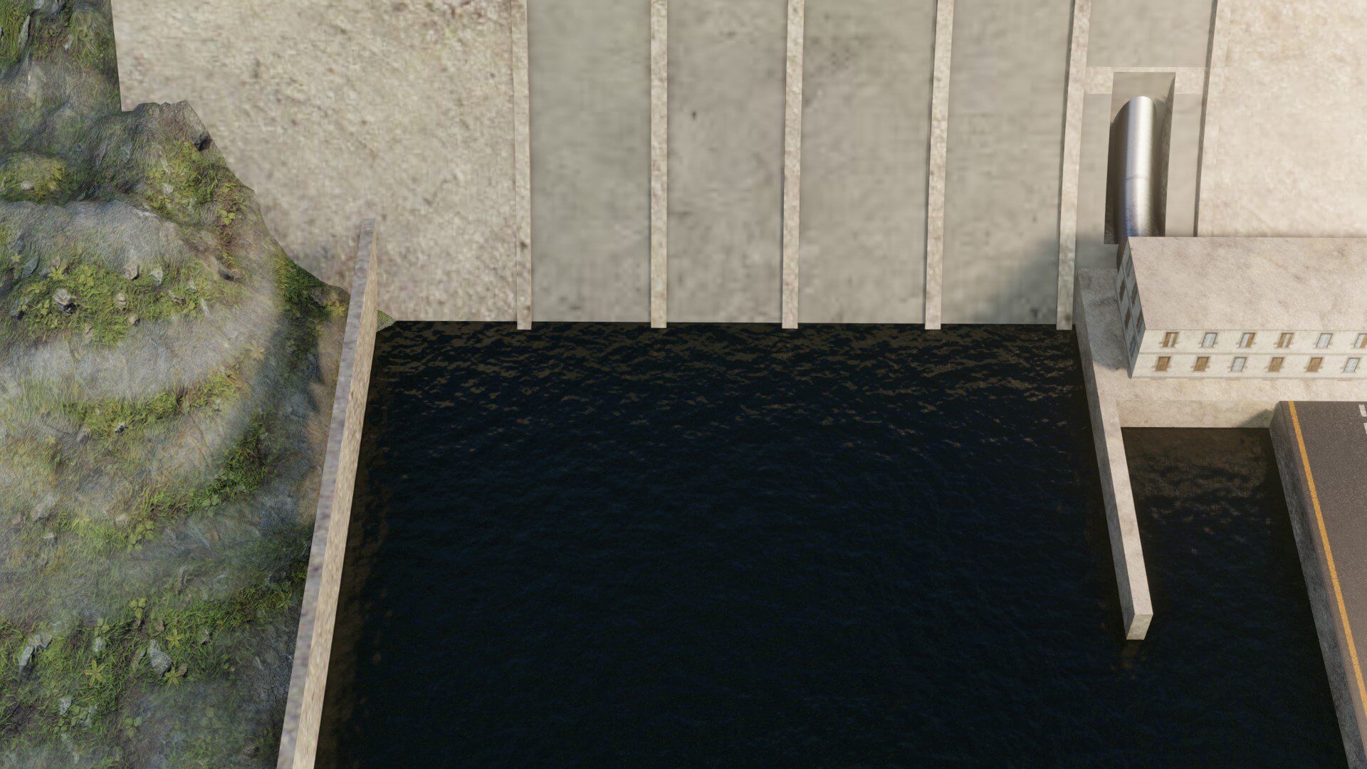 Dam - 3D Model by sathak