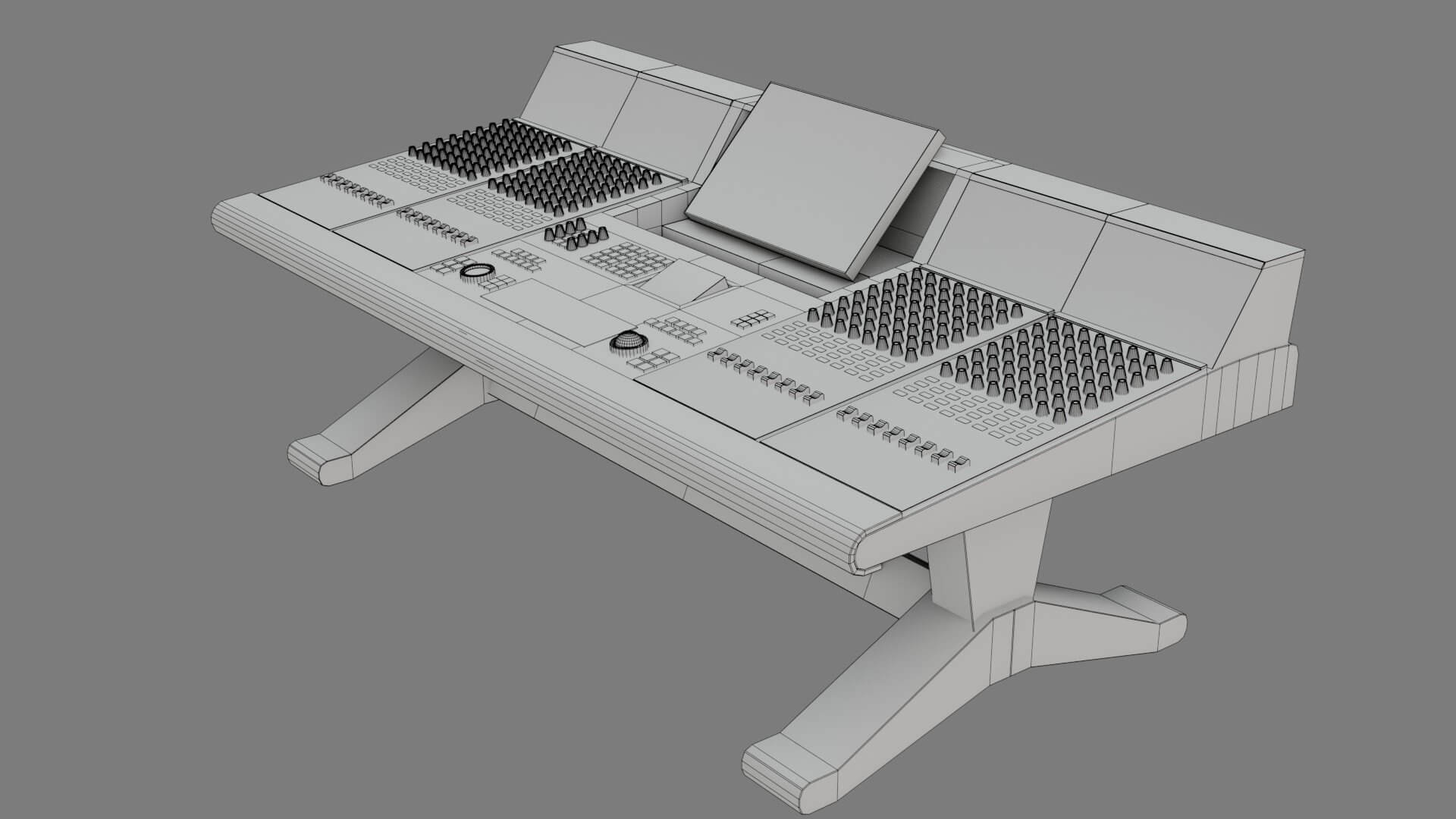 Digital Audio Mixer - 3D Model by sathak