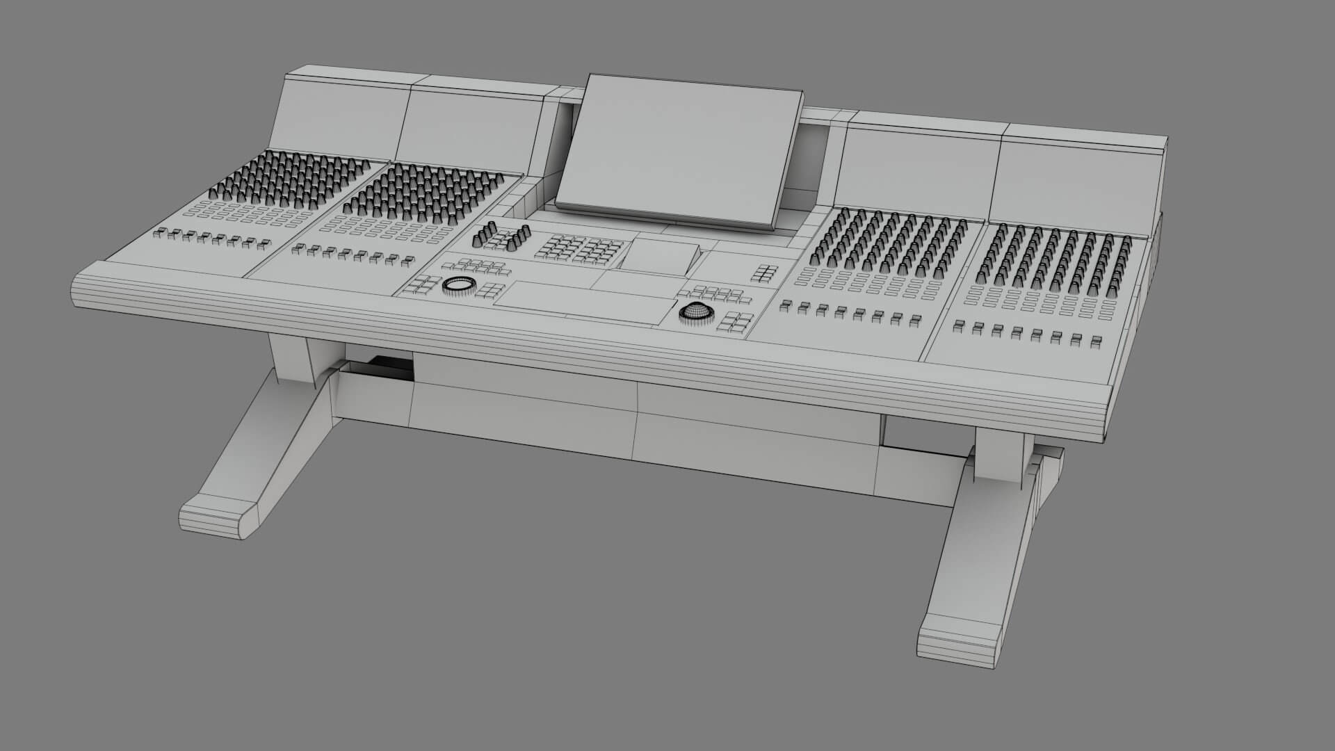 Digital Audio Mixer - 3D Model by sathak
