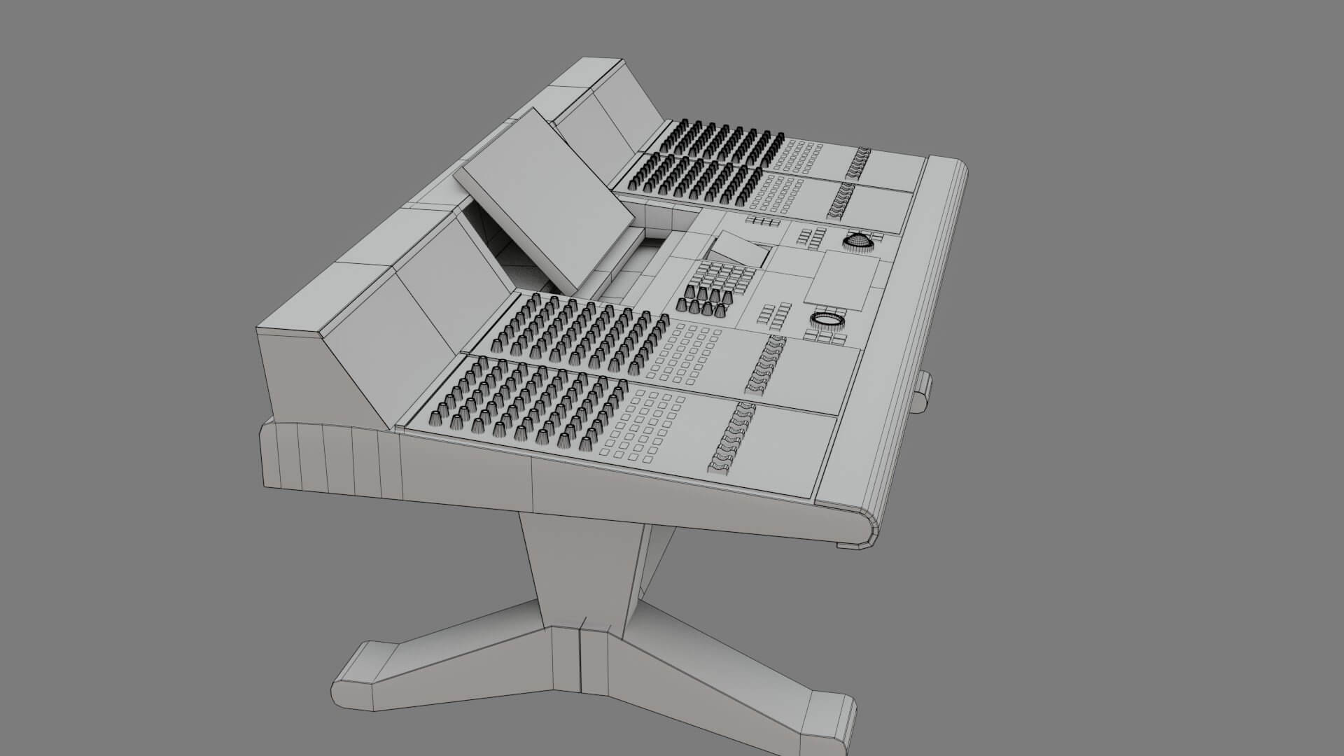 Digital Audio Mixer - 3D Model by sathak