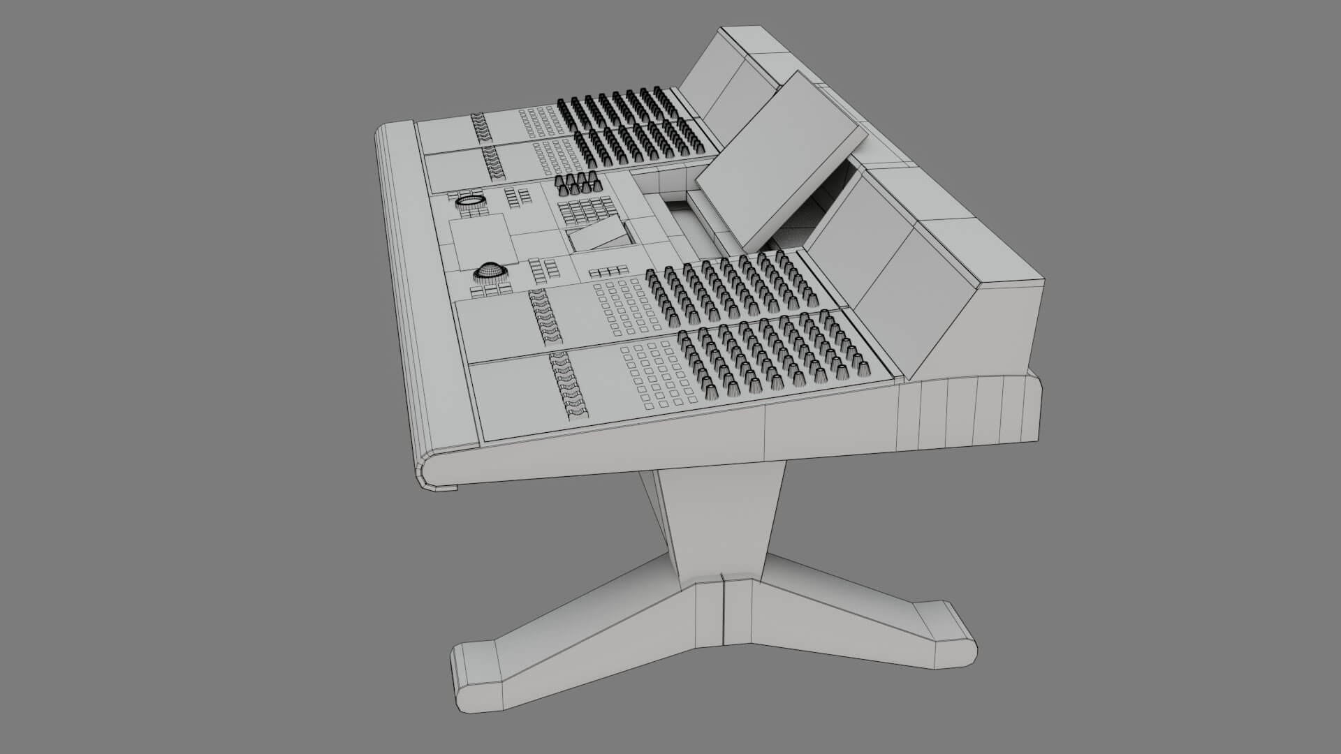 Digital Audio Mixer - 3D Model by sathak