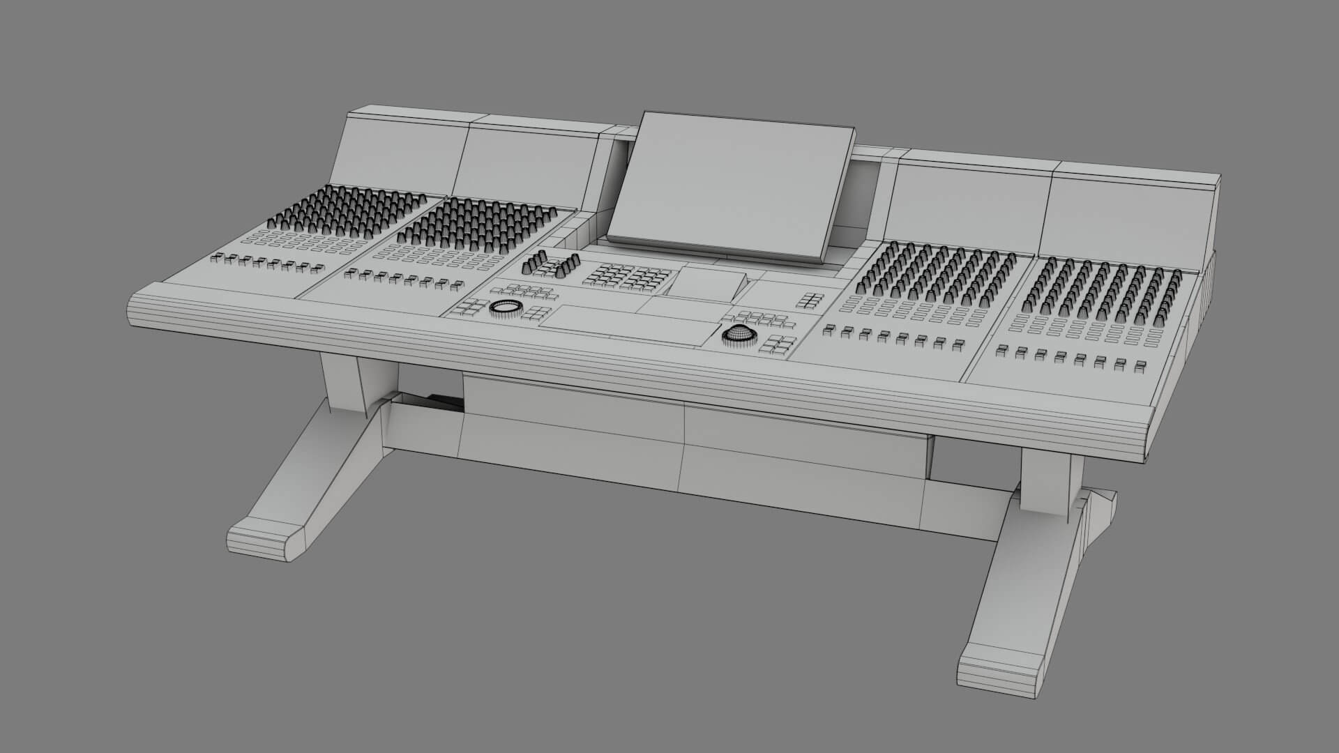 Digital Audio Mixer - 3D Model by sathak