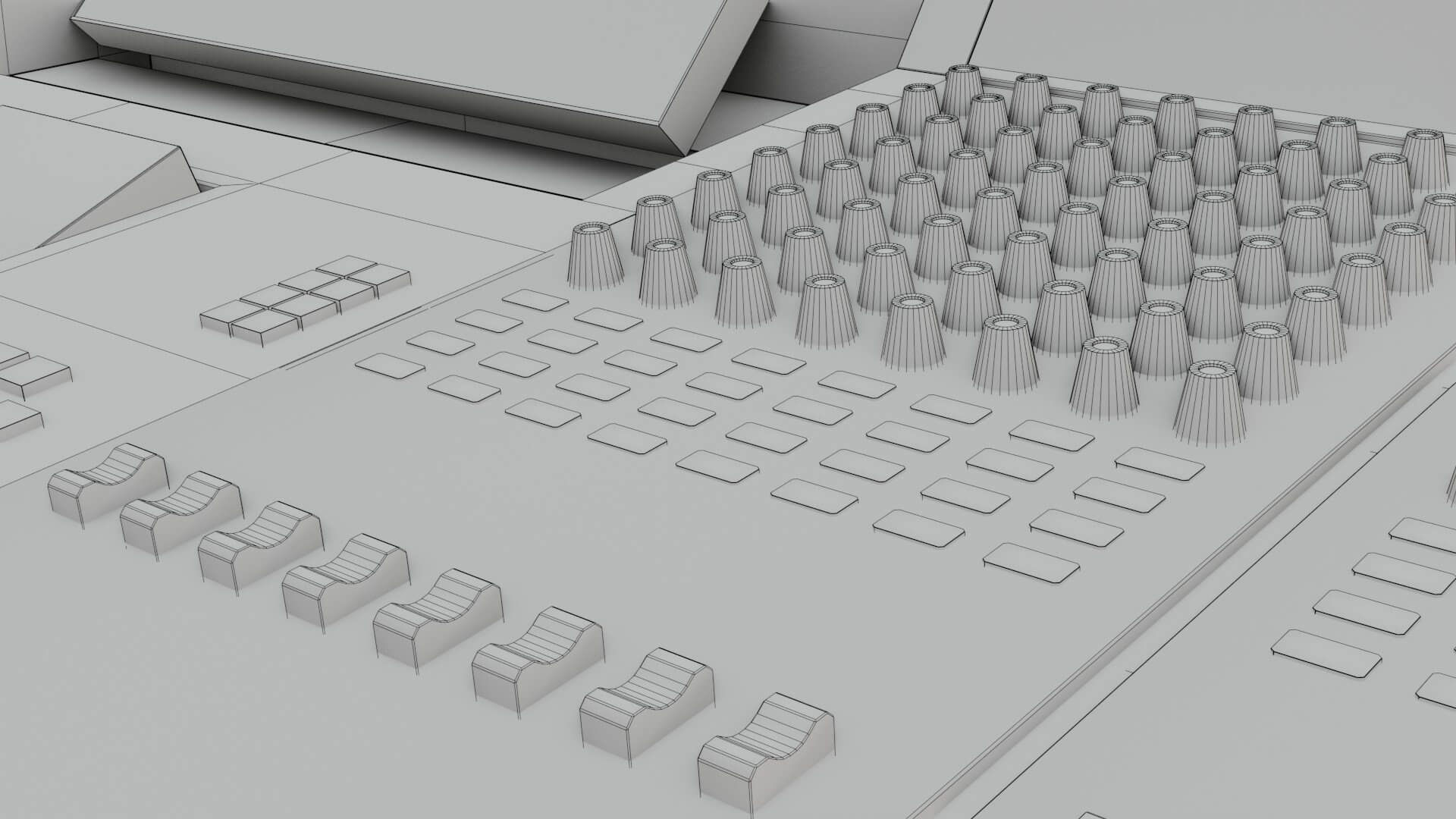 Digital Audio Mixer - 3D Model by sathak
