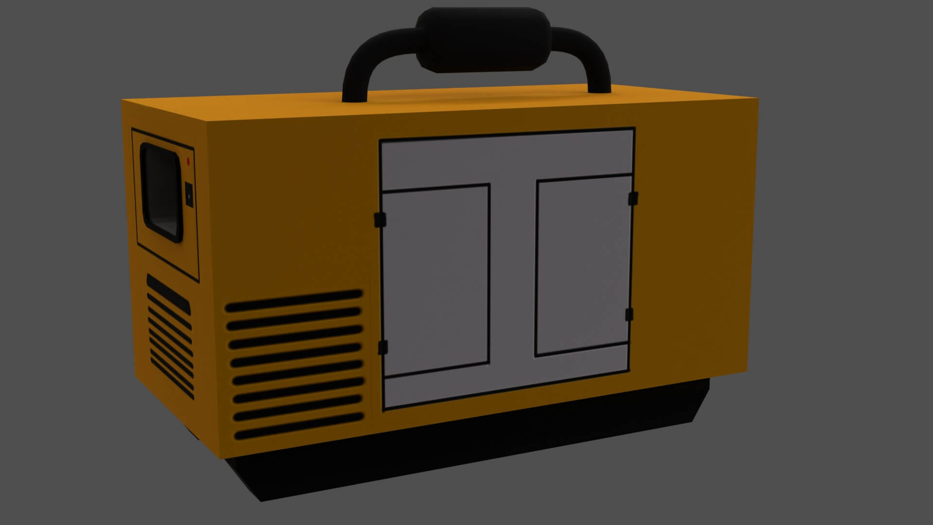 Electrical Generator - 3D Model by sathak