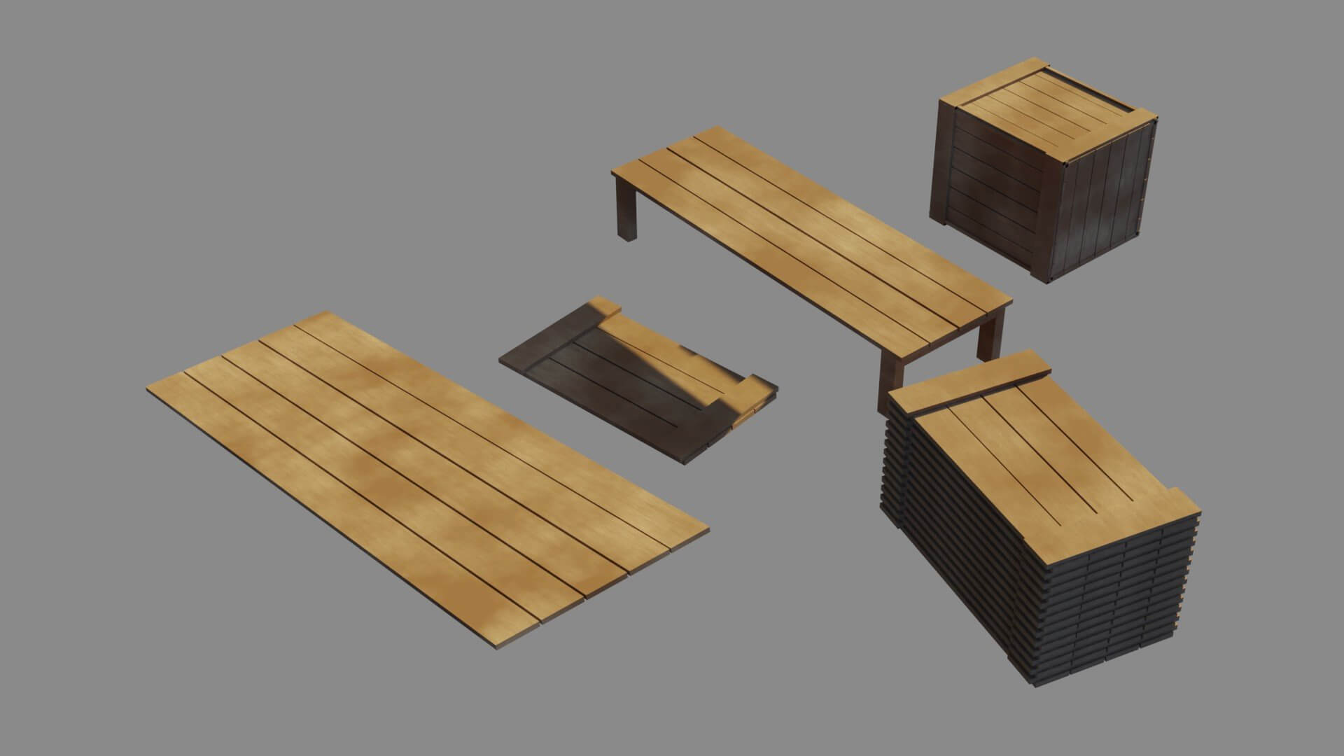 FPS Game Assets - 3D Model by sathak