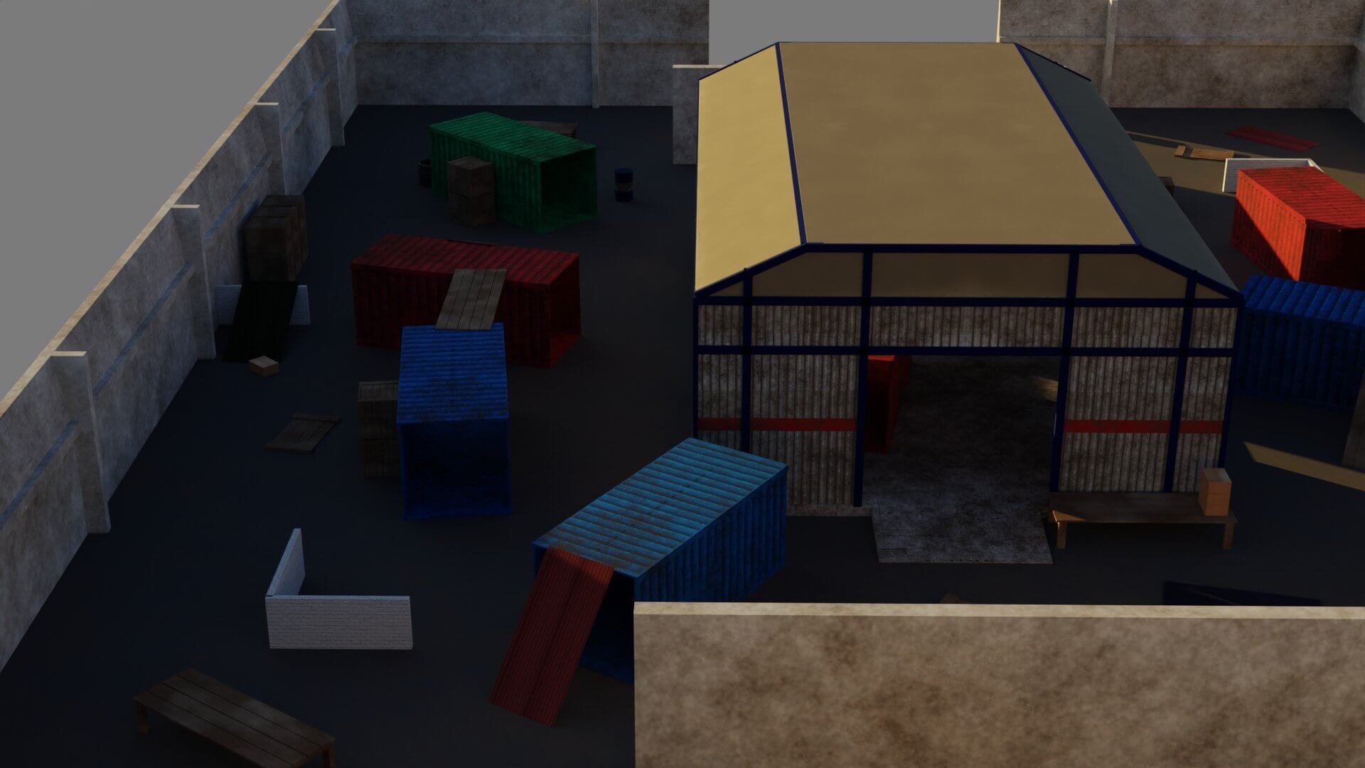 FPS Game Environment - 3D Model by sathak