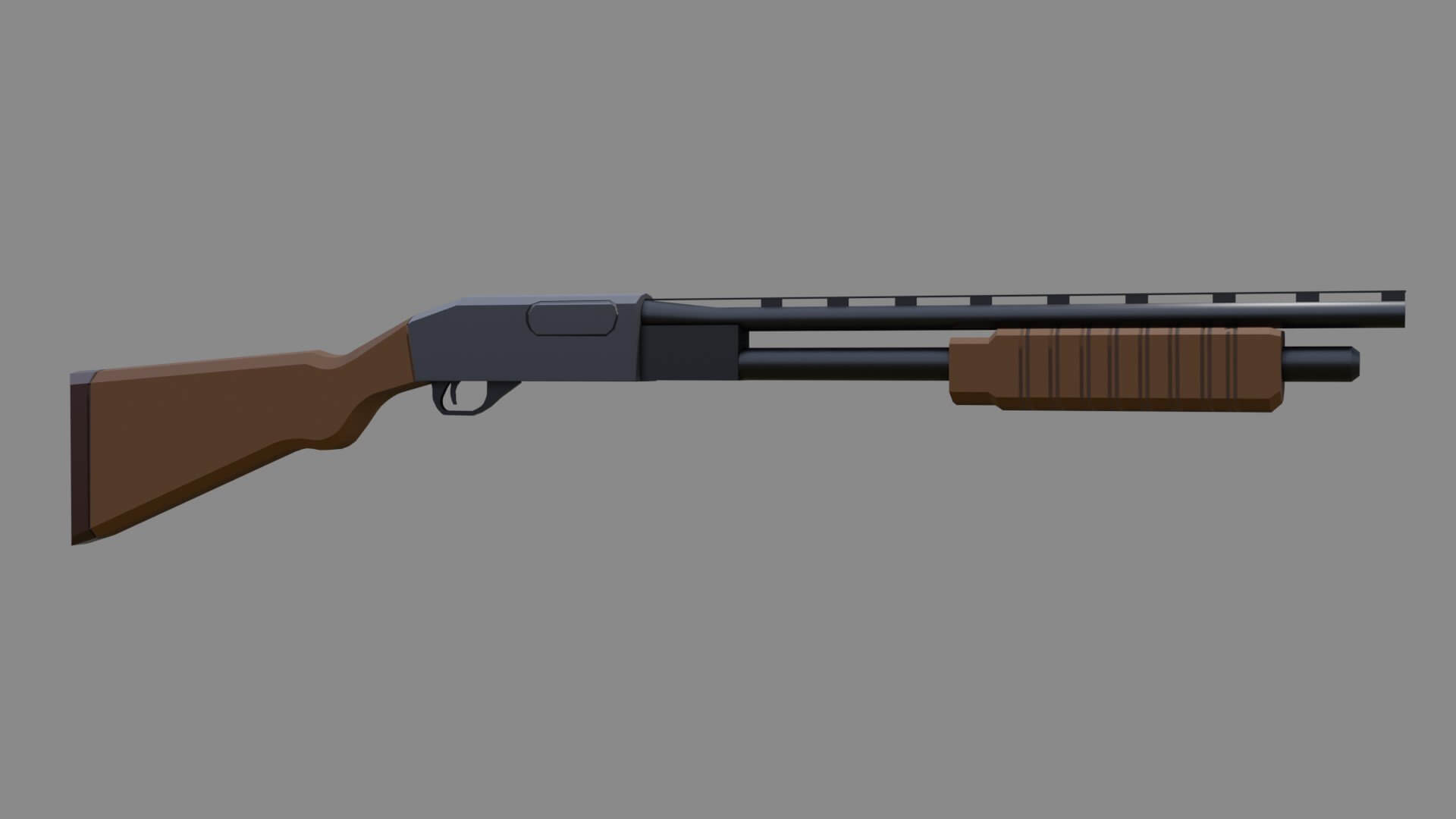 FPS Shotgun - 3D Model by sathak