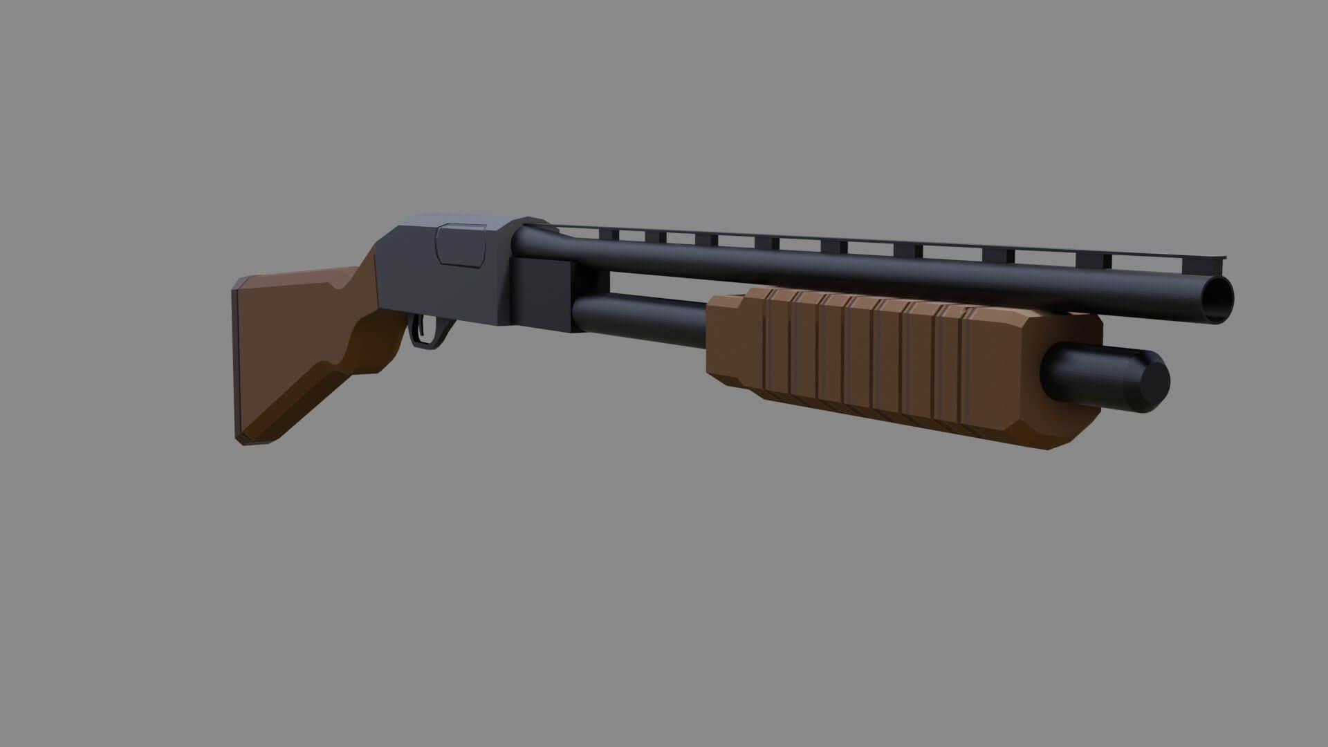 FPS Shotgun - 3D Model by sathak