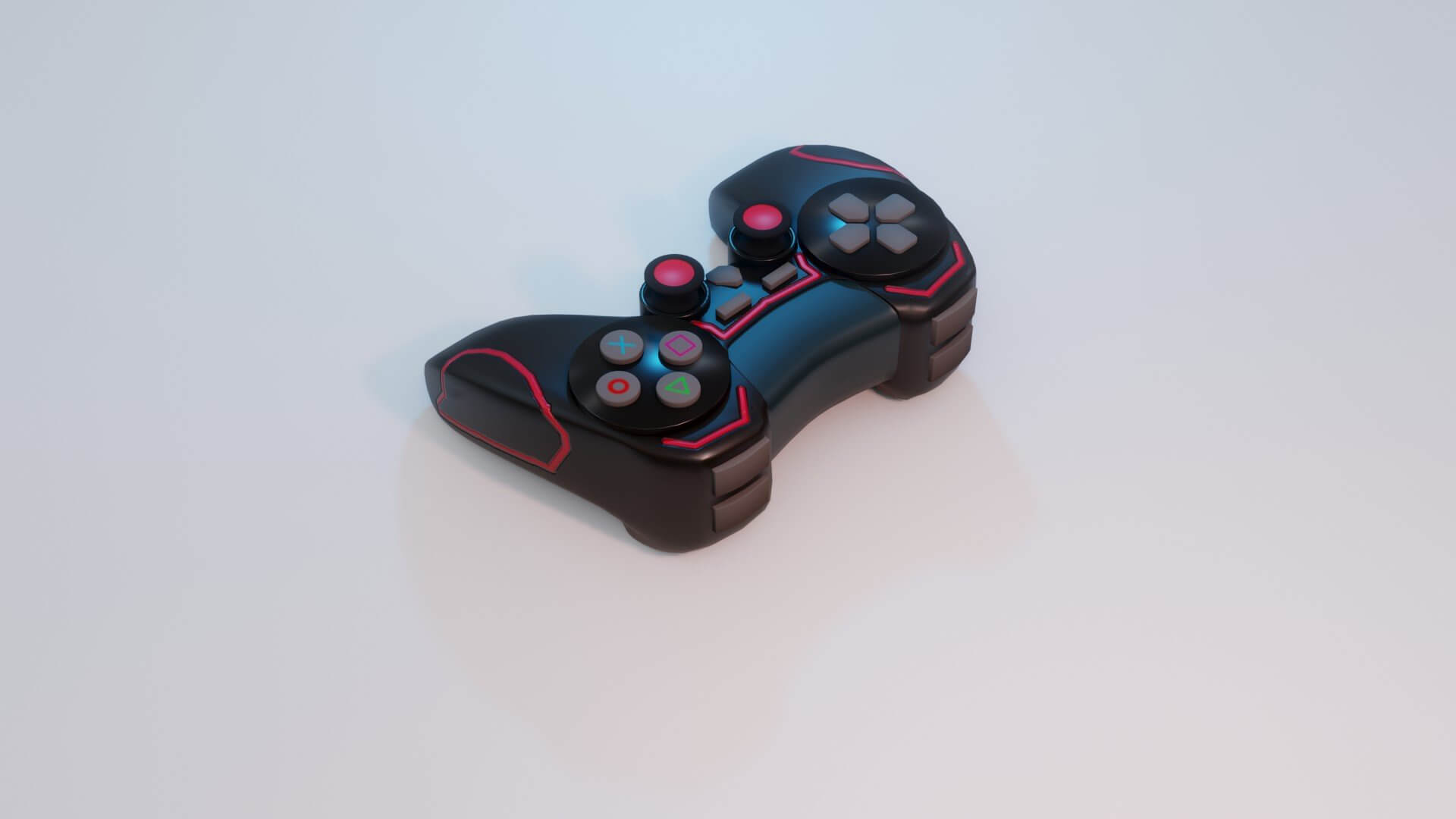 Game Joy Stick - 3D Model by sathak