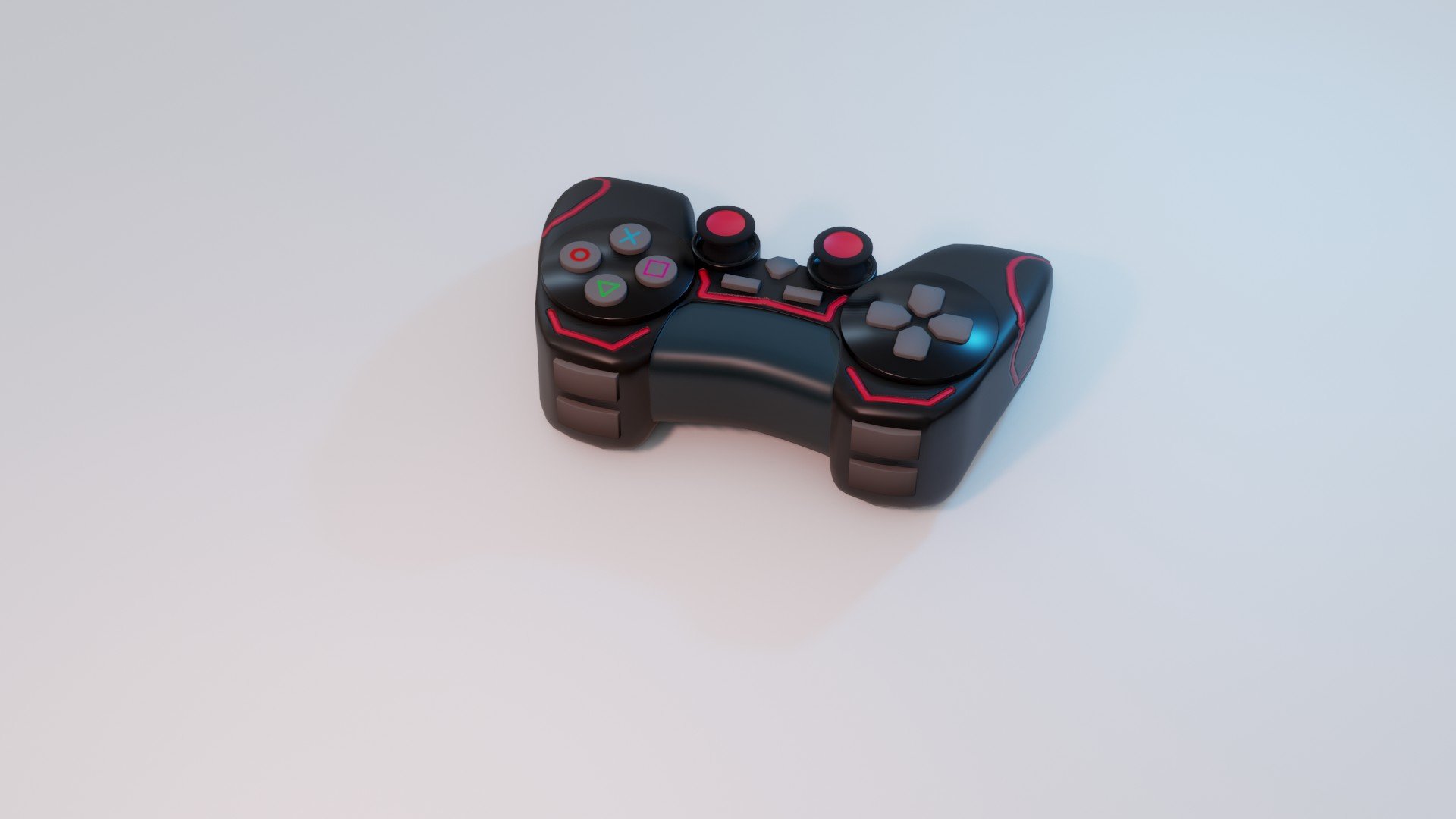 Game Joy Stick - 3D Model by sathak