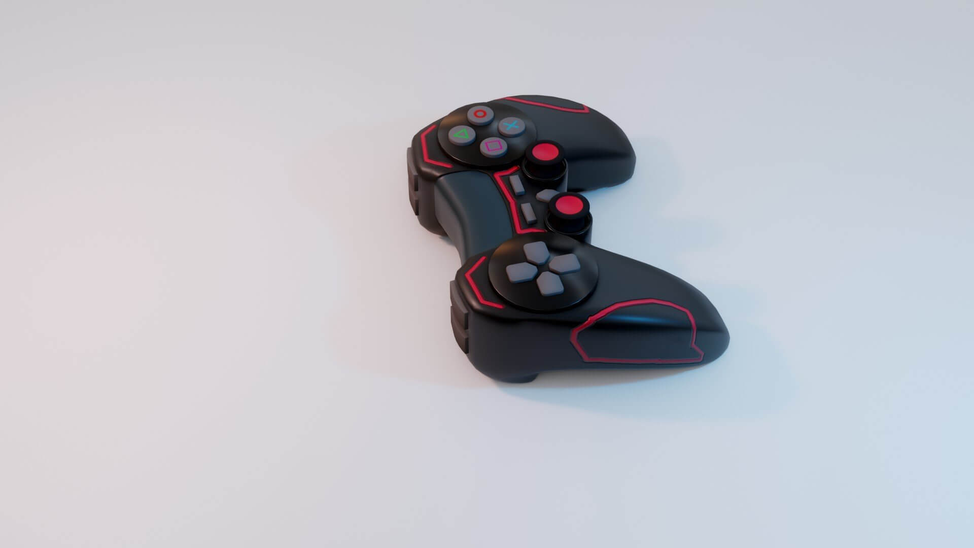 Game Joy Stick - 3D Model by sathak