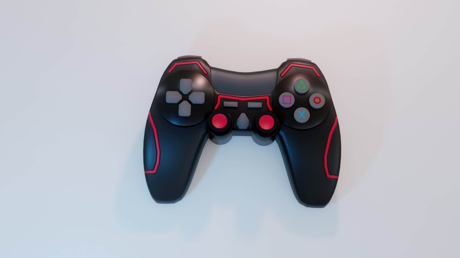 Game Joy Stick - 3D Model by sathak