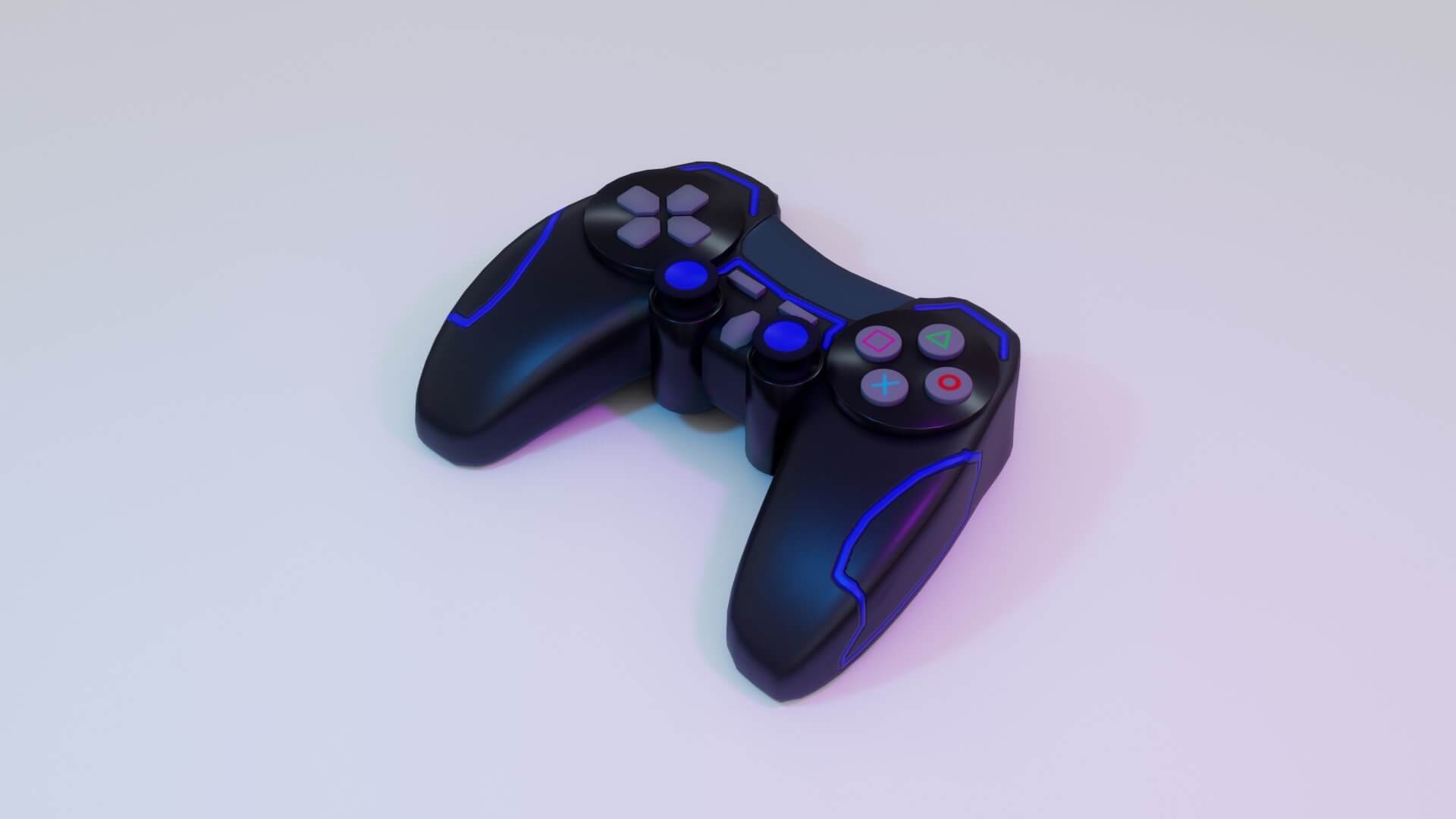 Game Joy Stick - 3D Model by sathak