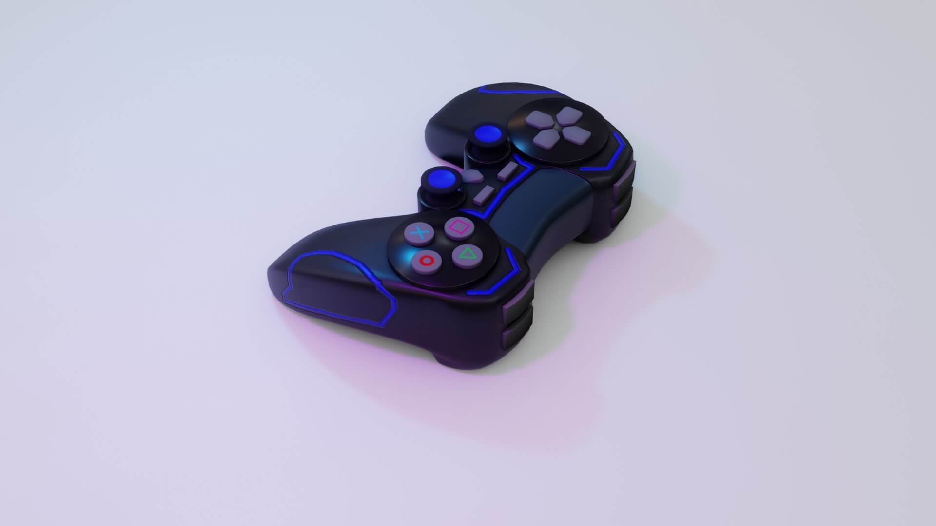 Game Joy Stick - 3D Model by sathak